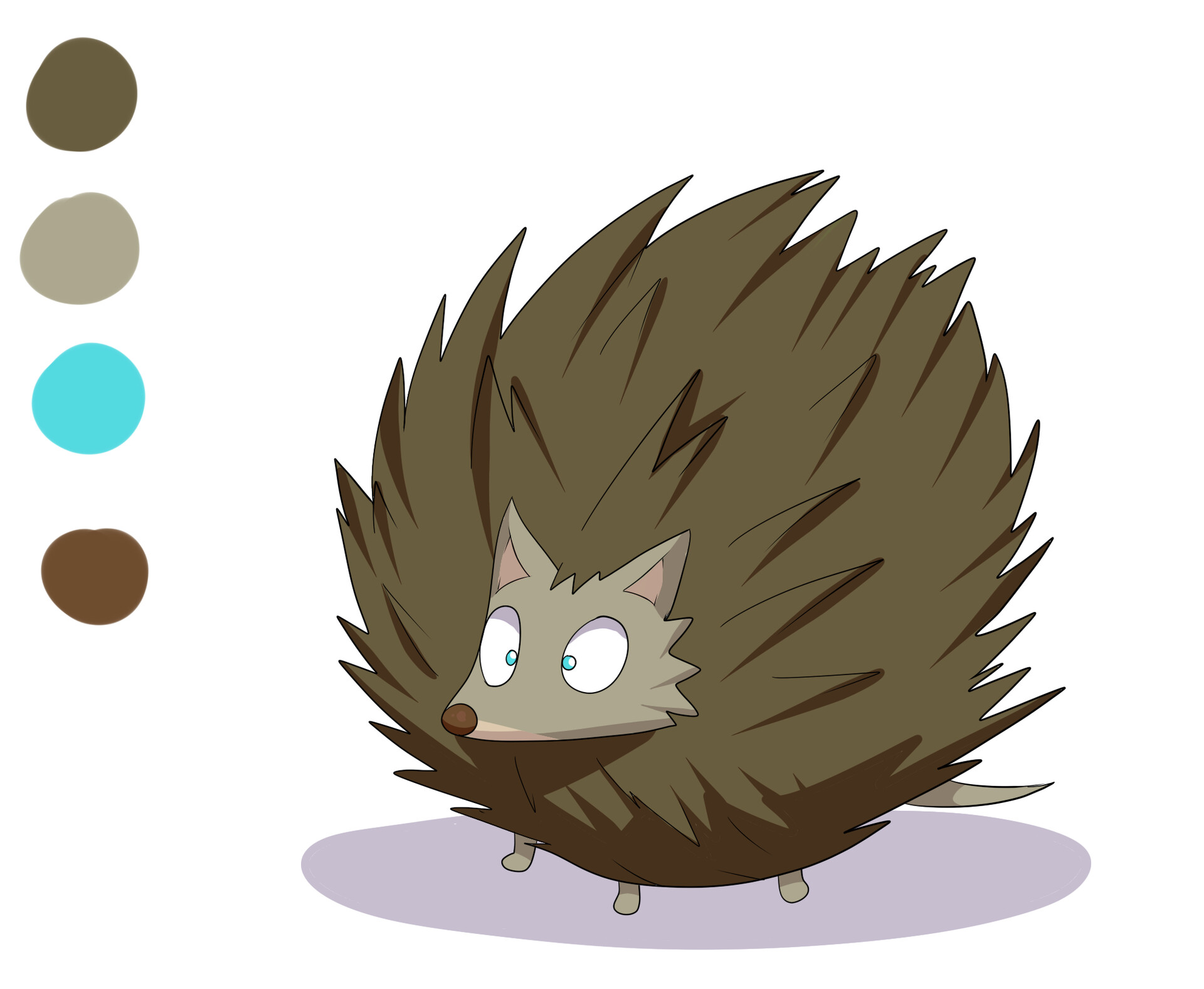 ArtStation - Hedgehog design