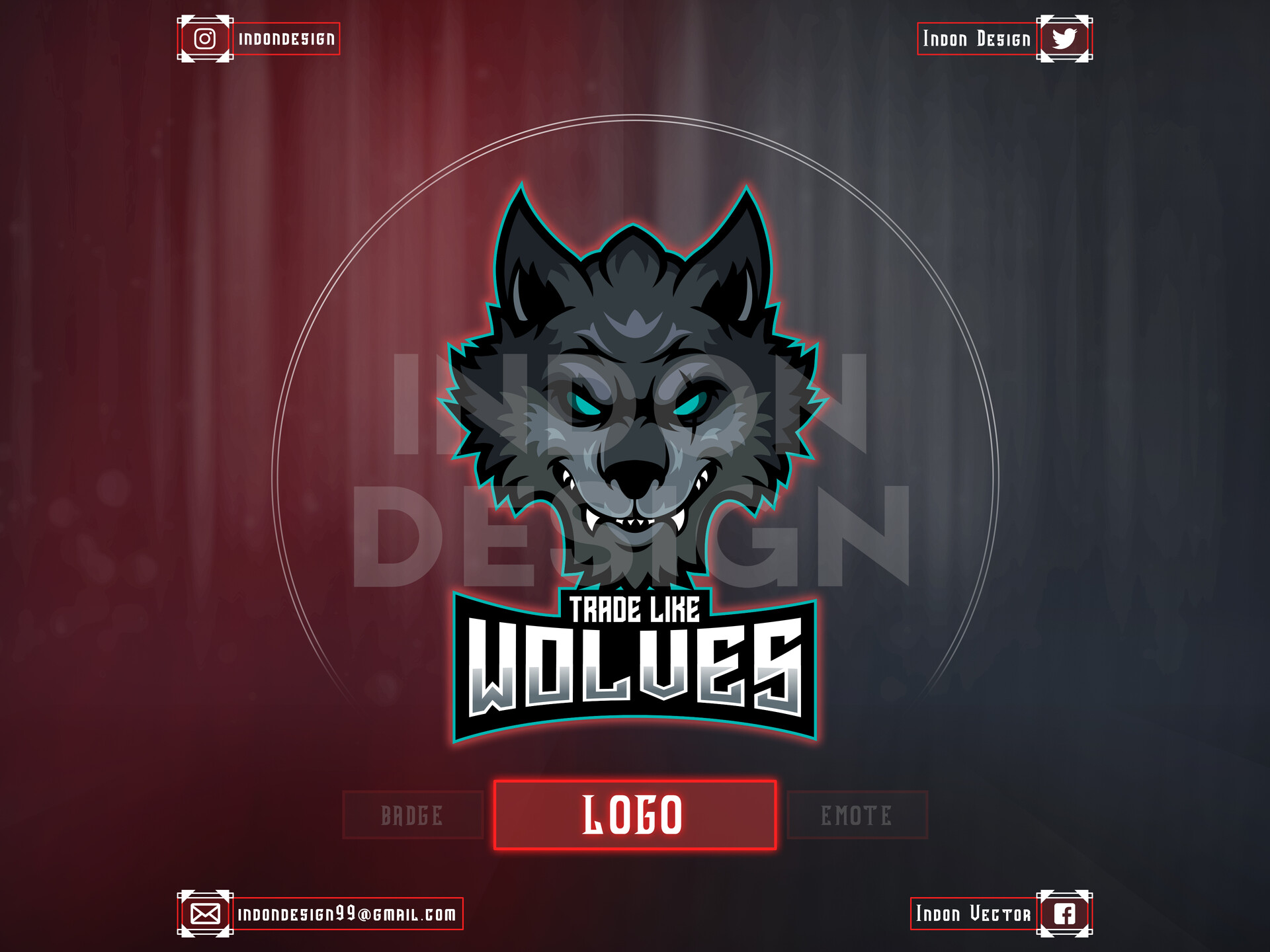 ArtStation - Wild Wolf Logo