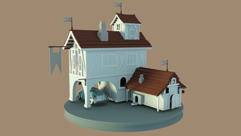 ArtStation - Cartoon House