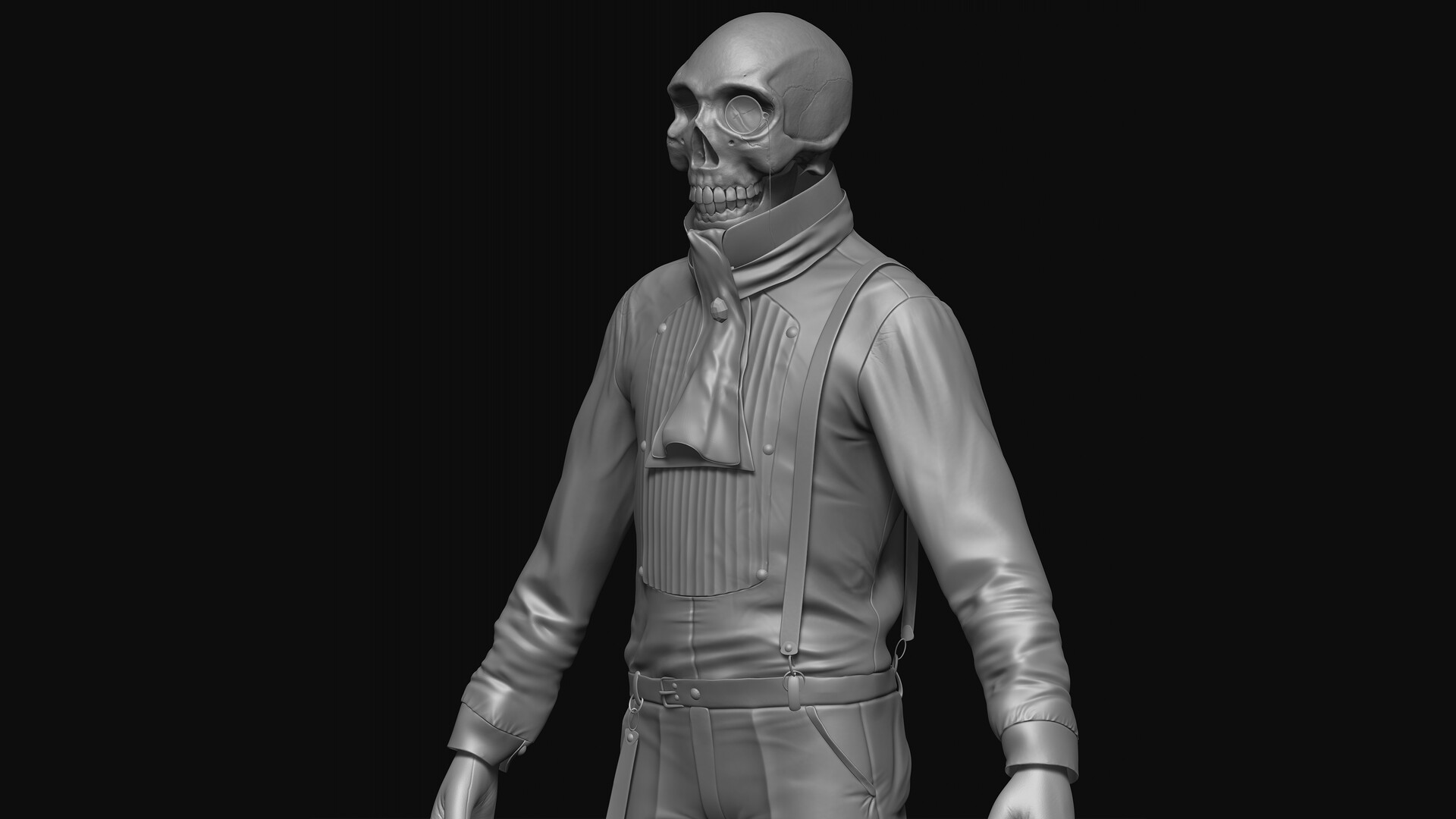 ArtStation - Skull Man (wip)