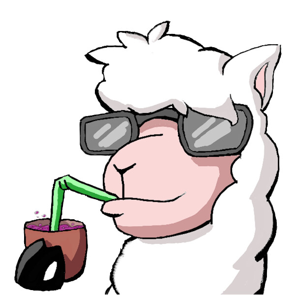 ArtStation - Chilling Alpaca Emote