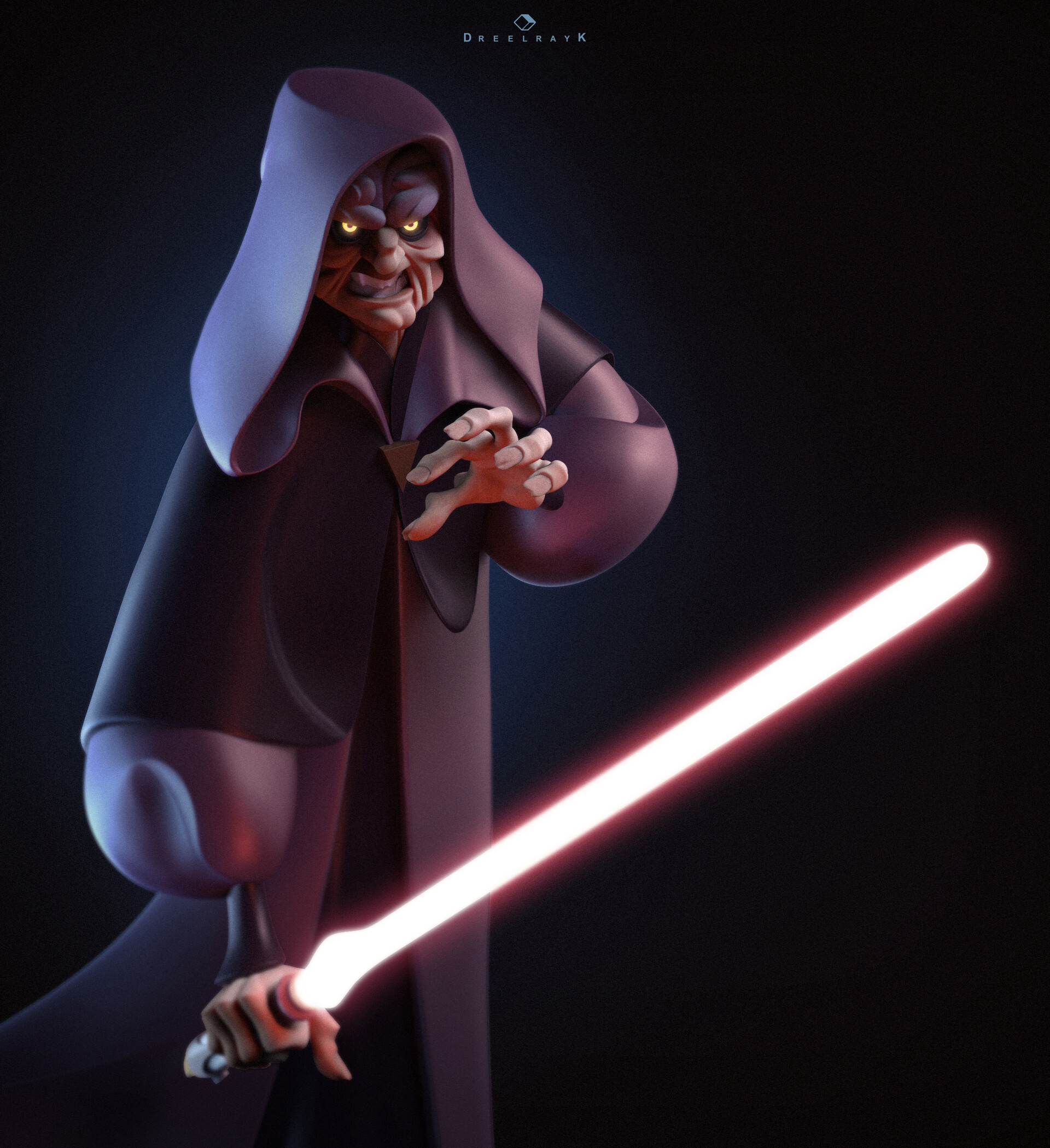 ArtStation - Darth Sidious - 3D model
