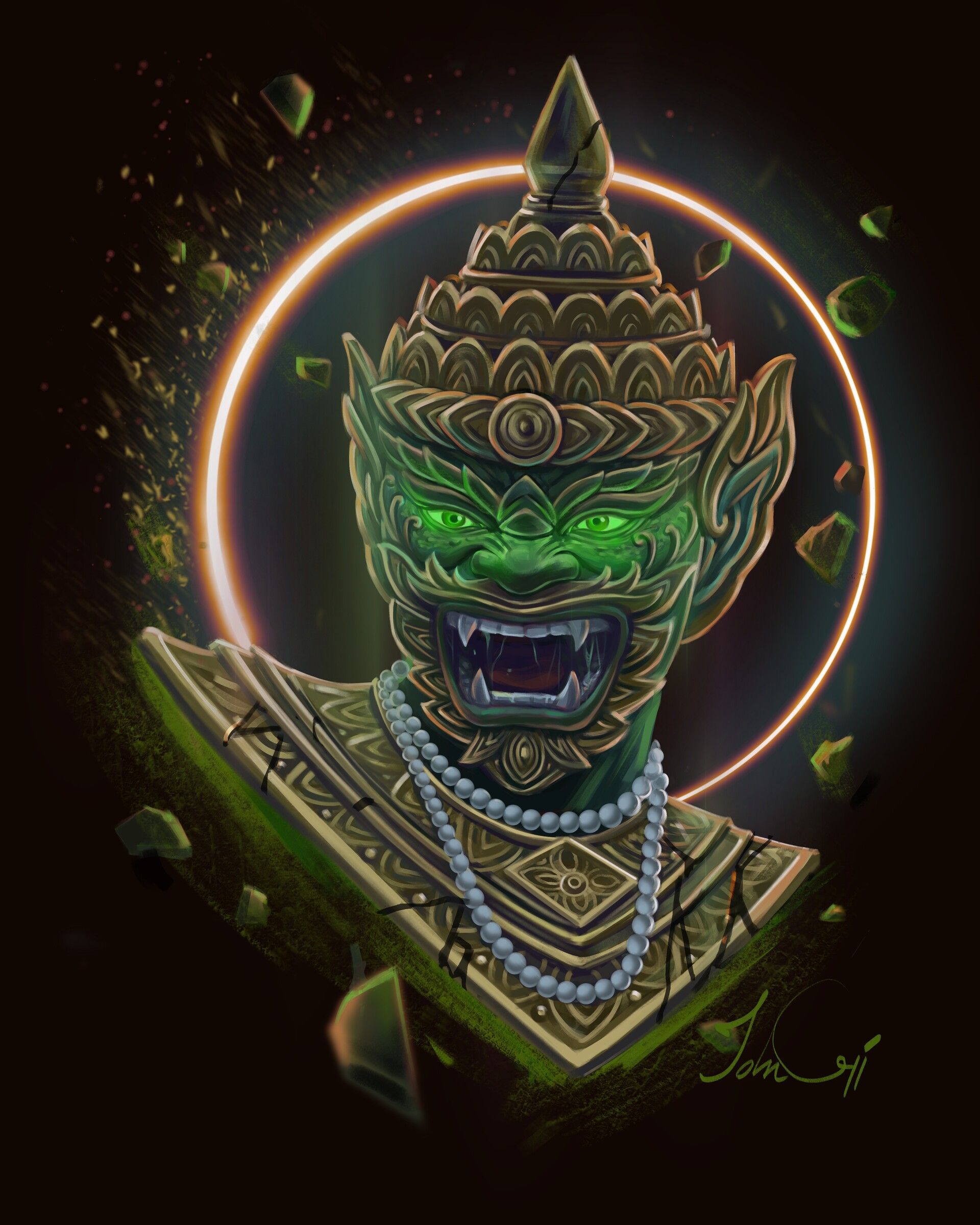 ArtStation - Burmese Belu ( ogre )