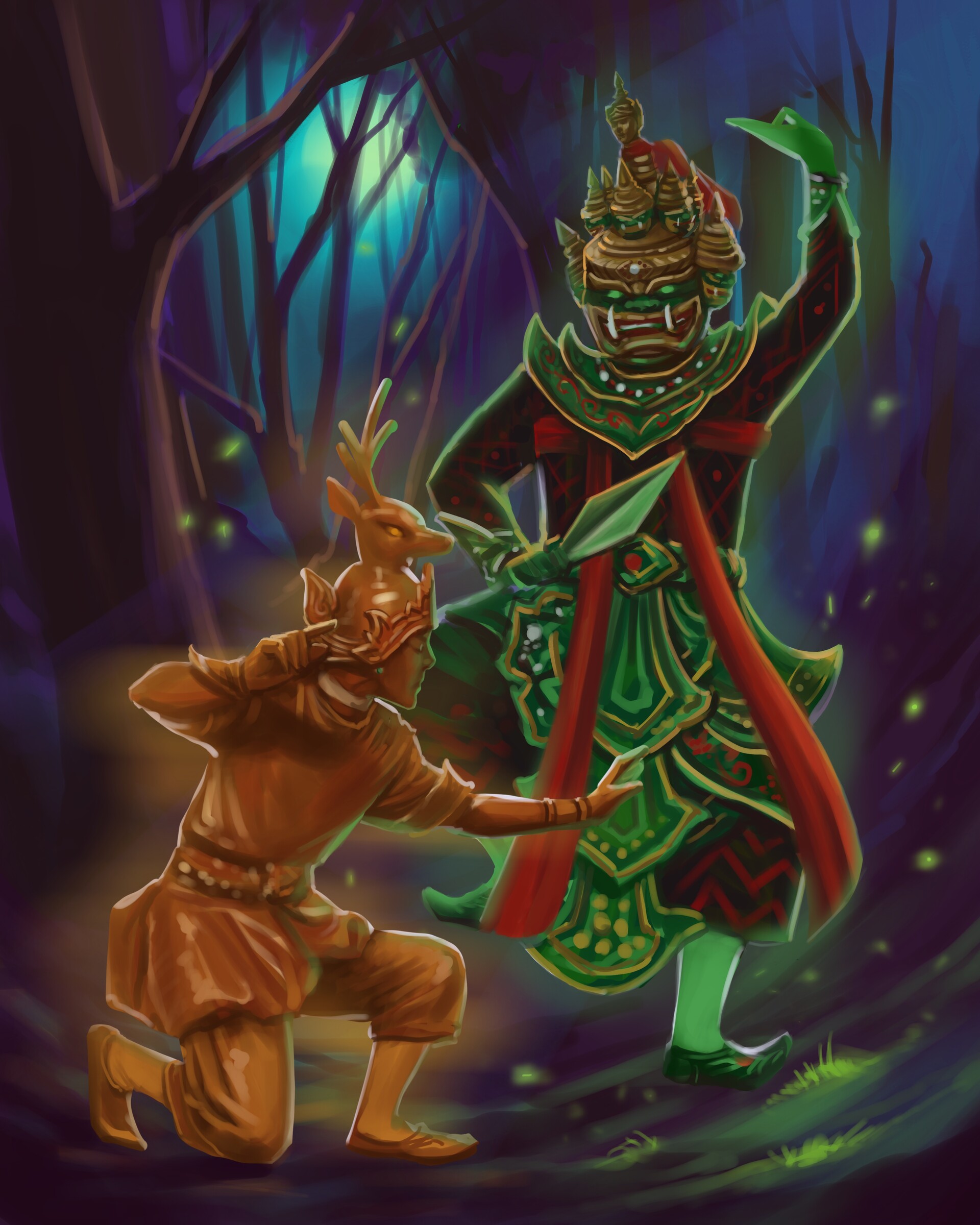 ArtStation - Myanmar Belu ( ogre )