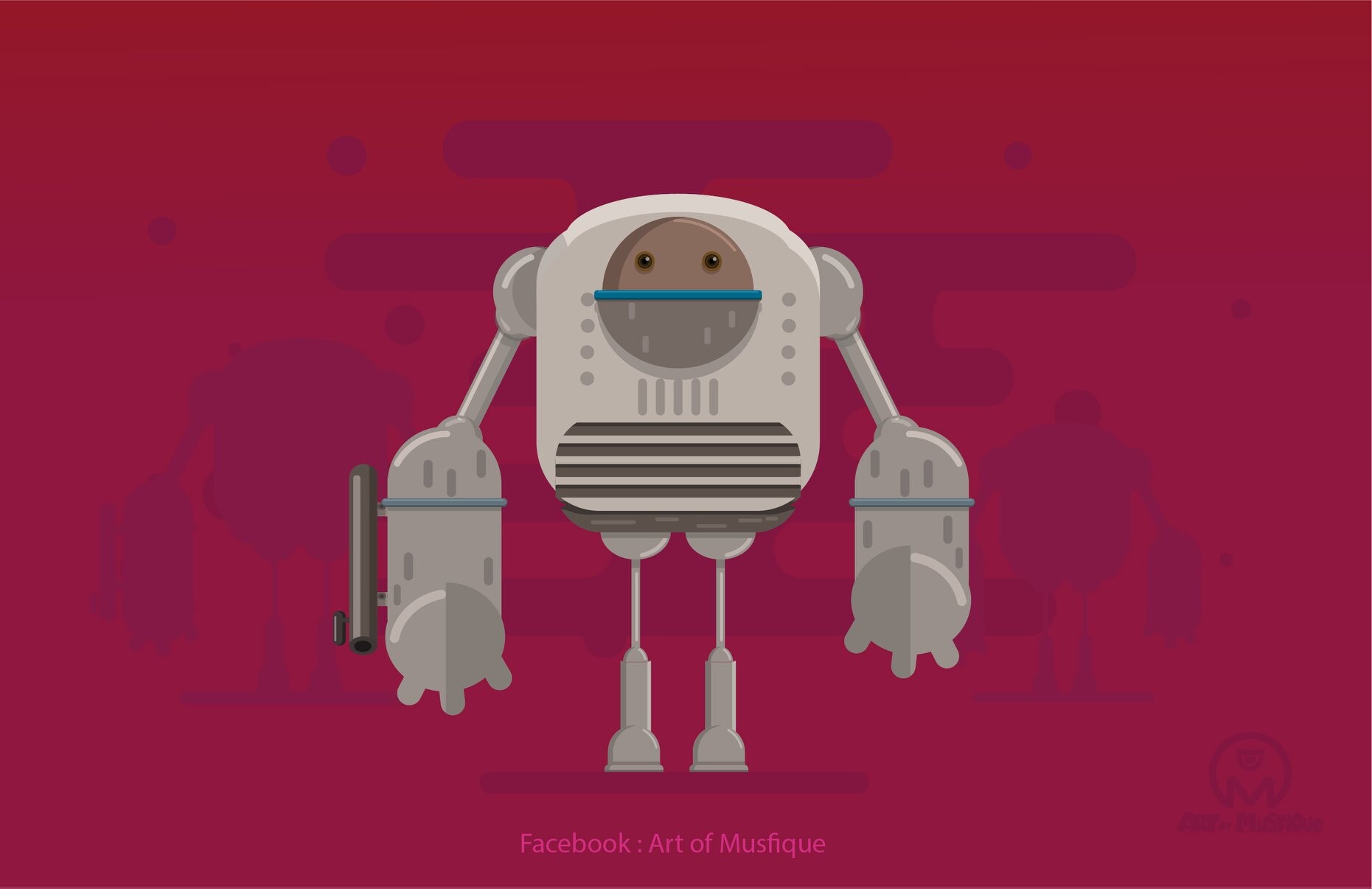 ArtStation - 🗂 Character Design Project 🎨 Title Vector Robot Character ...