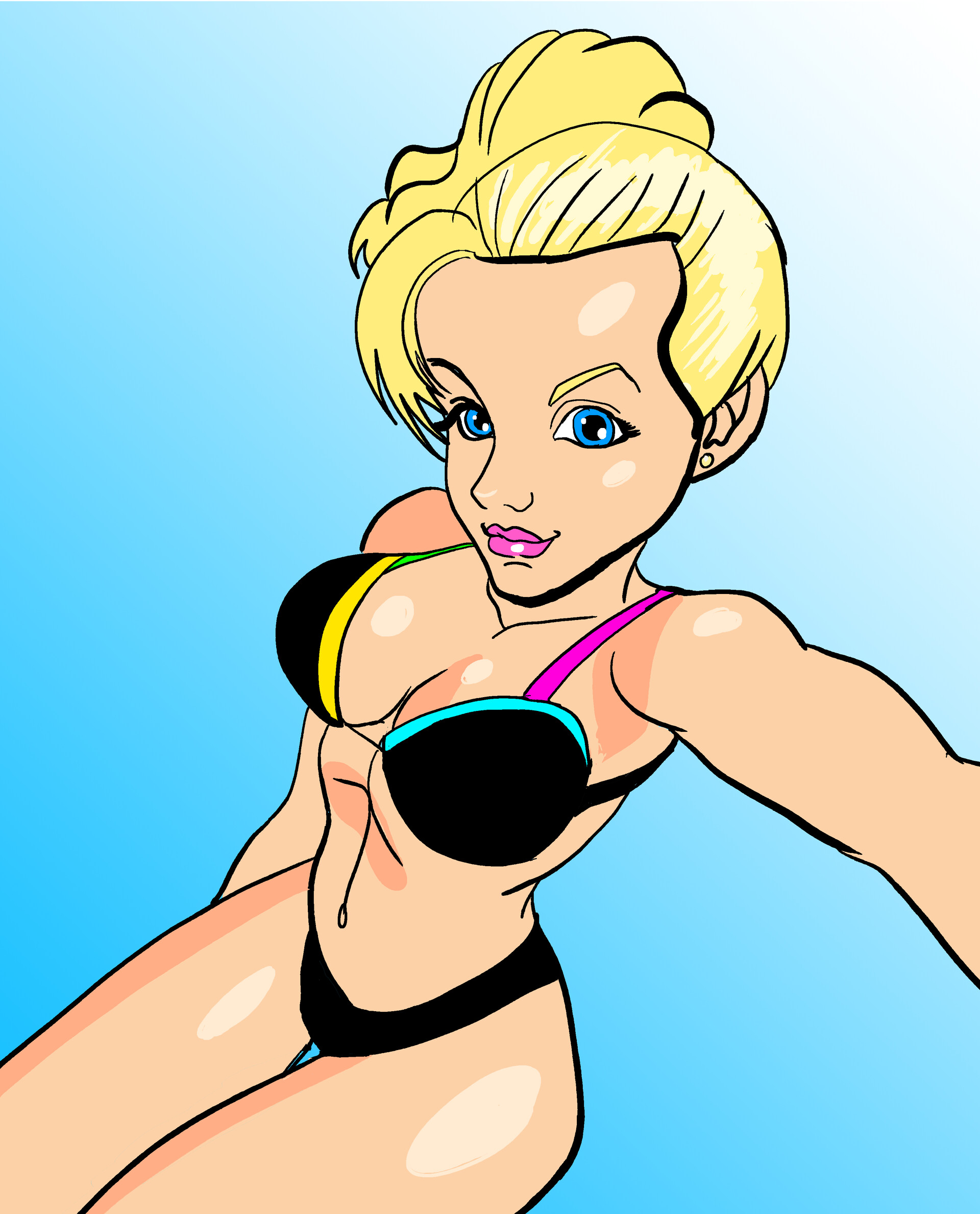 ArtStation - Bikini babe!