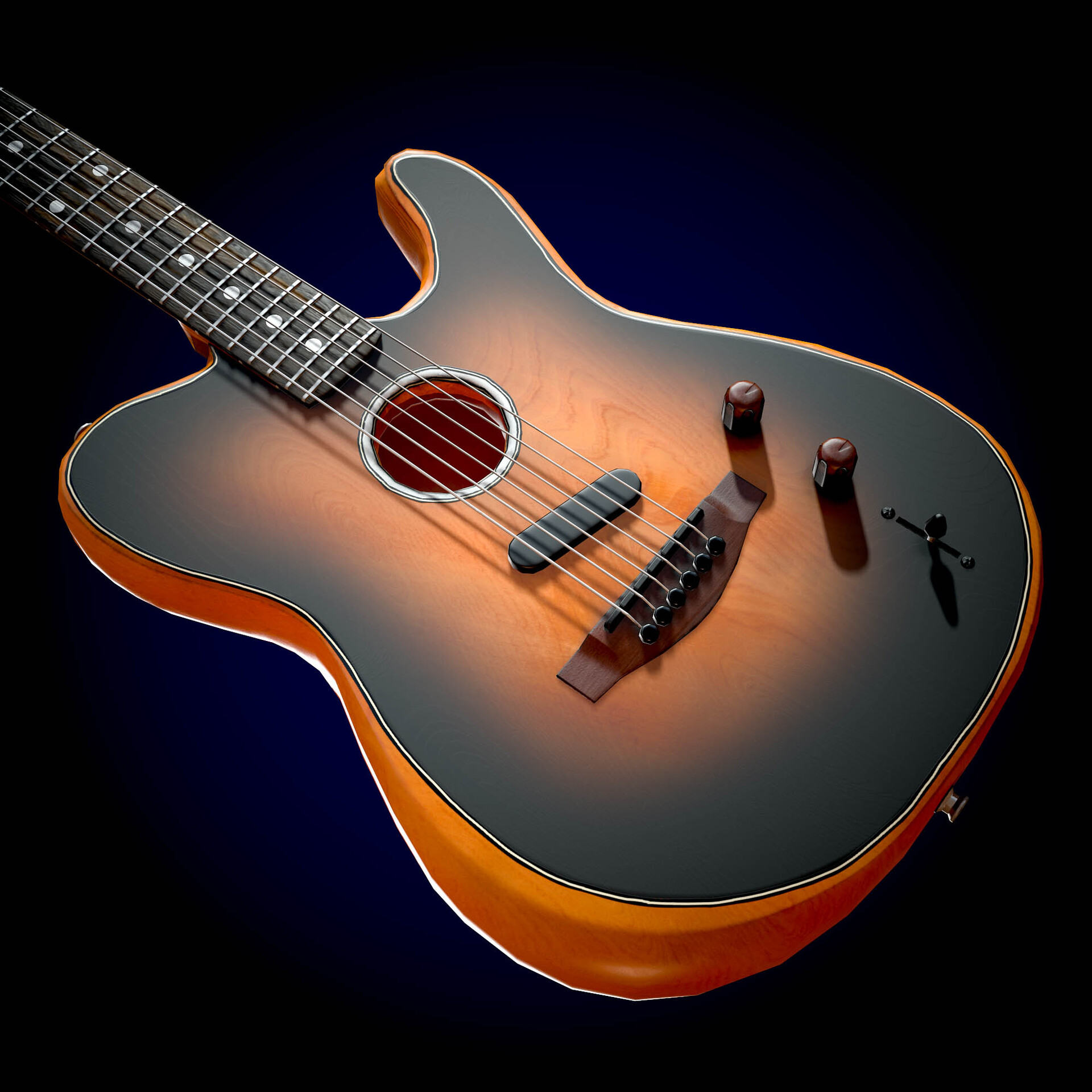 ArtStation - Fender Acoustasonic Telecaster