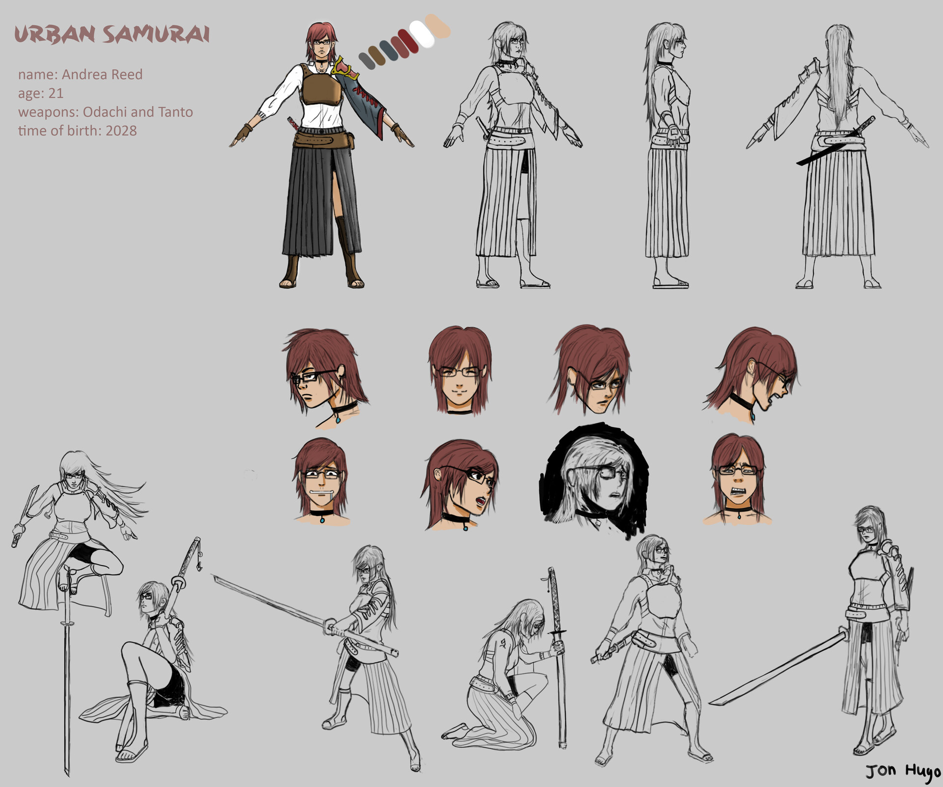 ArtStation - Urban Samurai