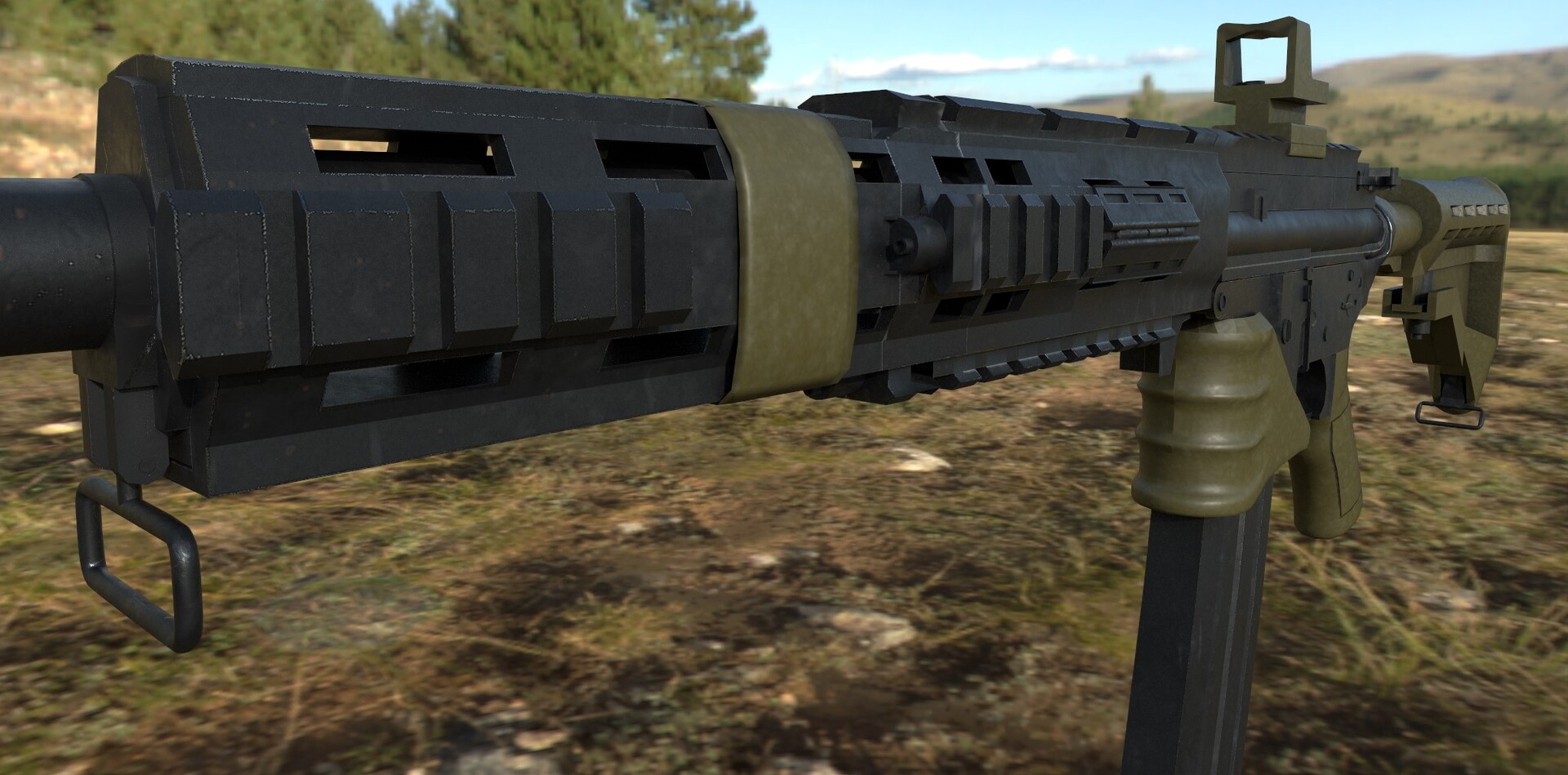 ArtStation - AR GUN (R6S Gun Mashup)