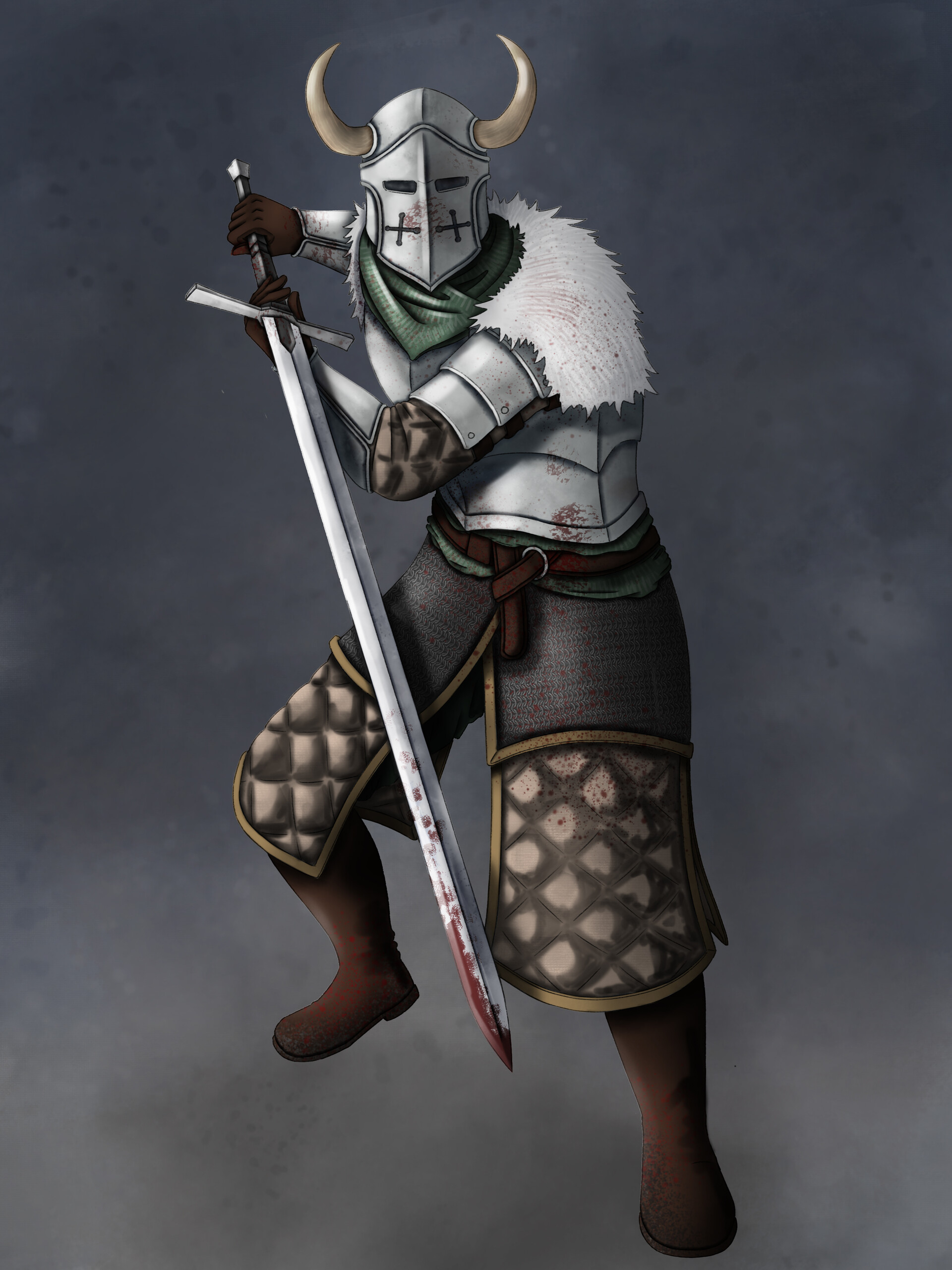 ArtStation - Bloodstained Knight