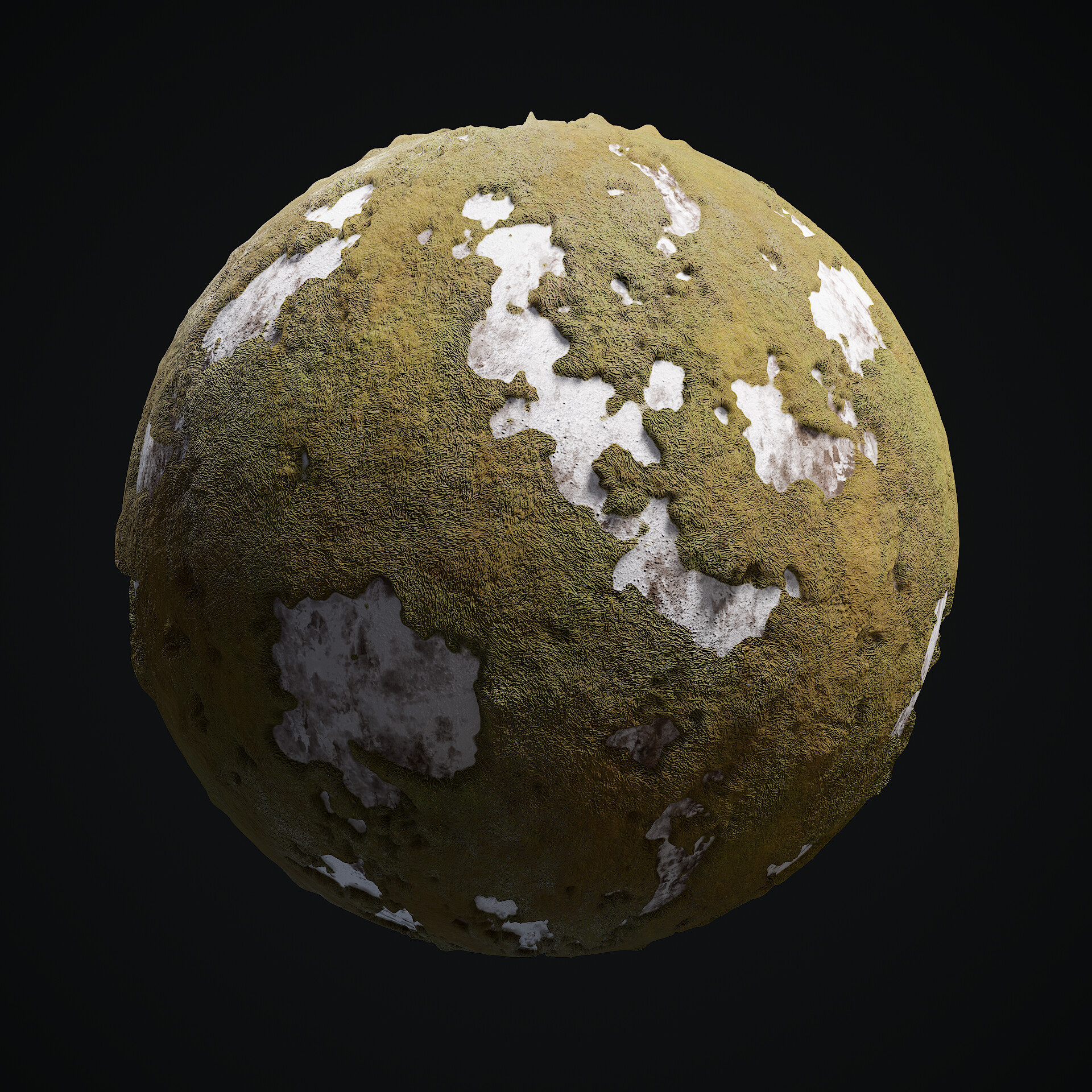 ArtStation - Snowy Moss Material