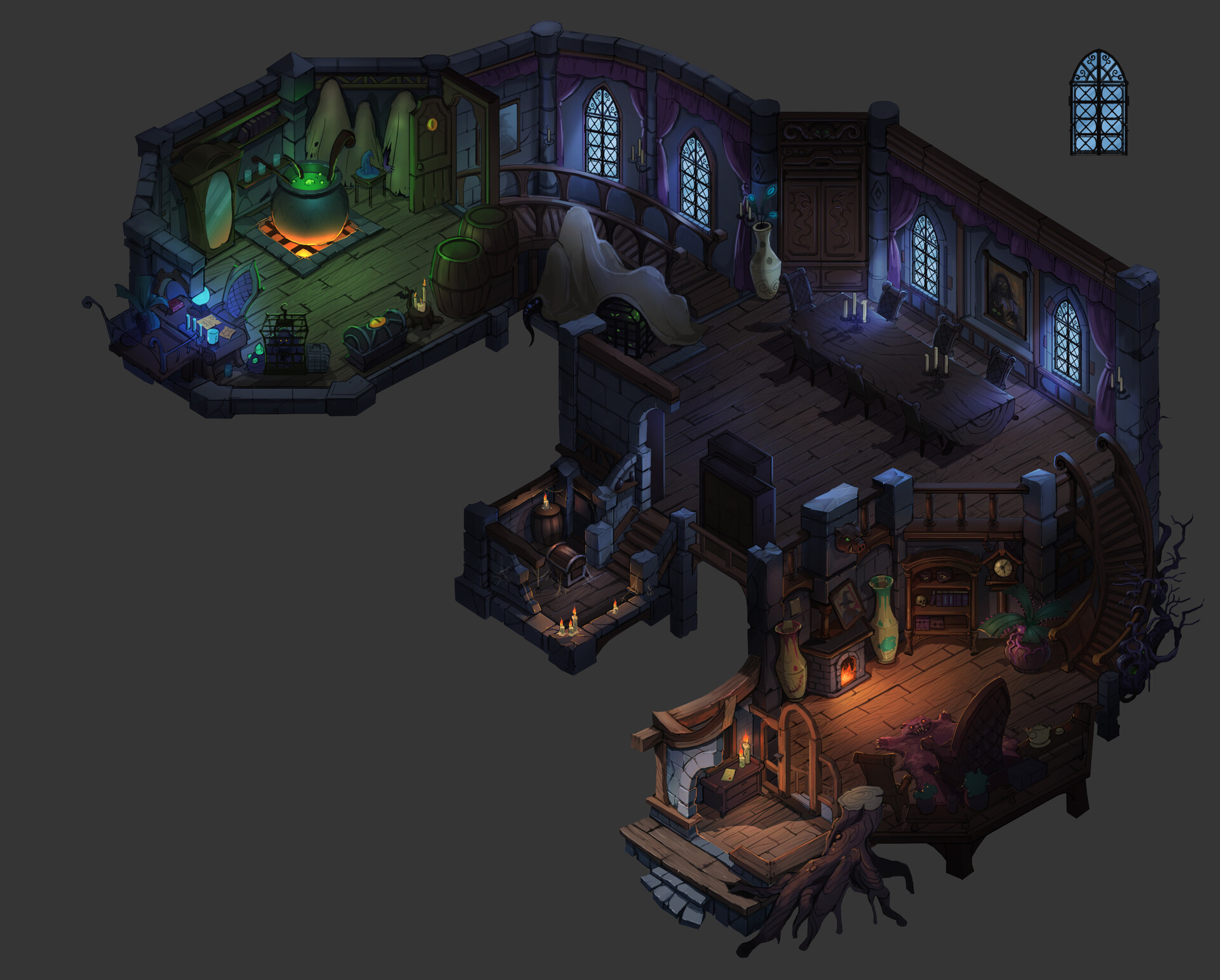 ArtStation - witch castle