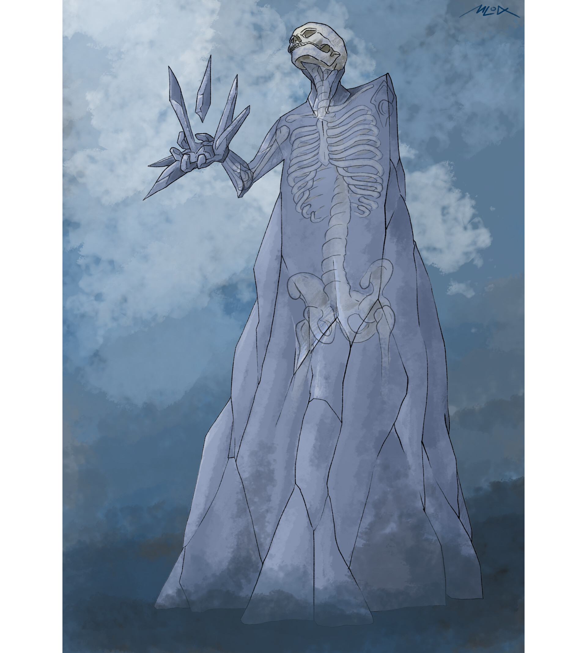 ArtStation - Frozen Archmage concept art