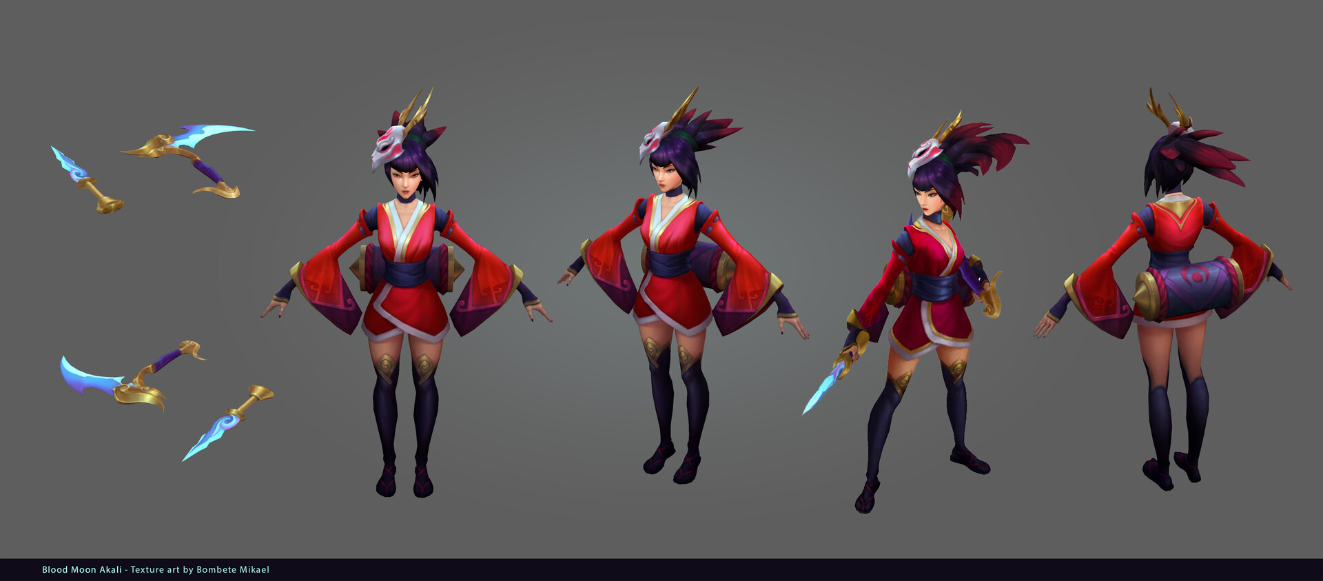 League Of Legends Akali Blood Moon