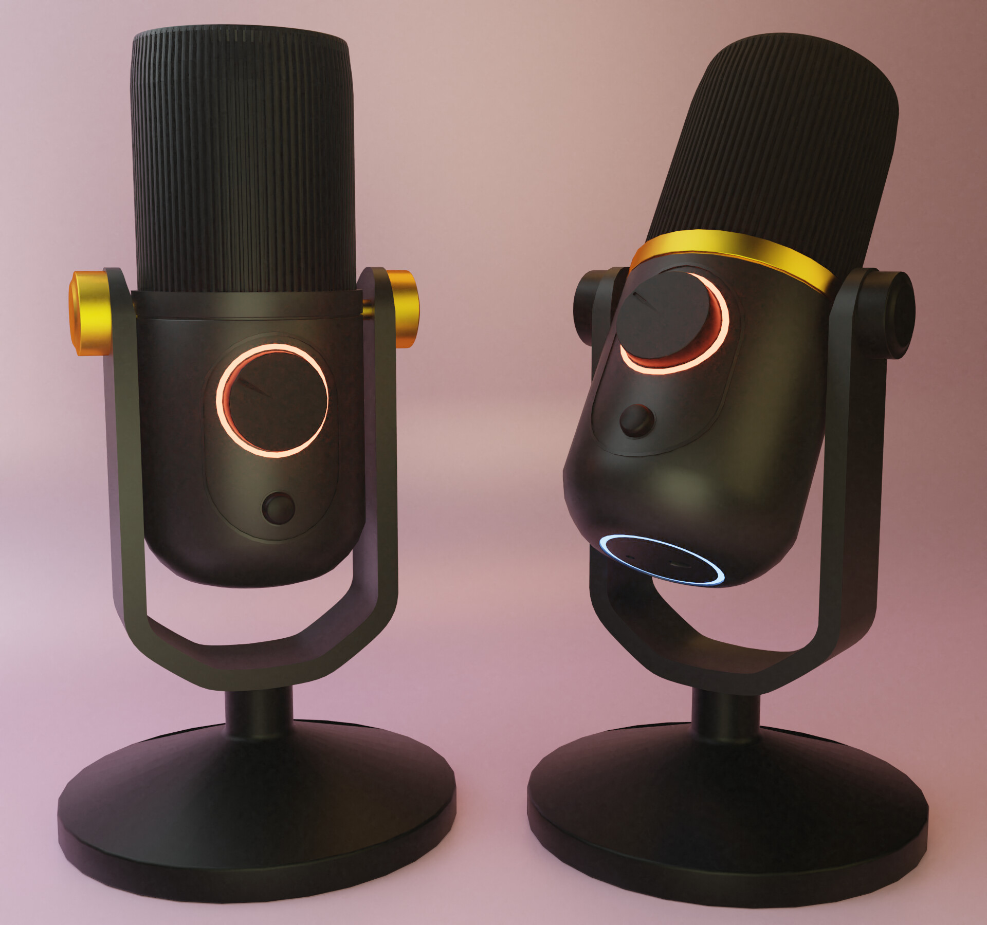 ArtStation - Microphone in blender3d