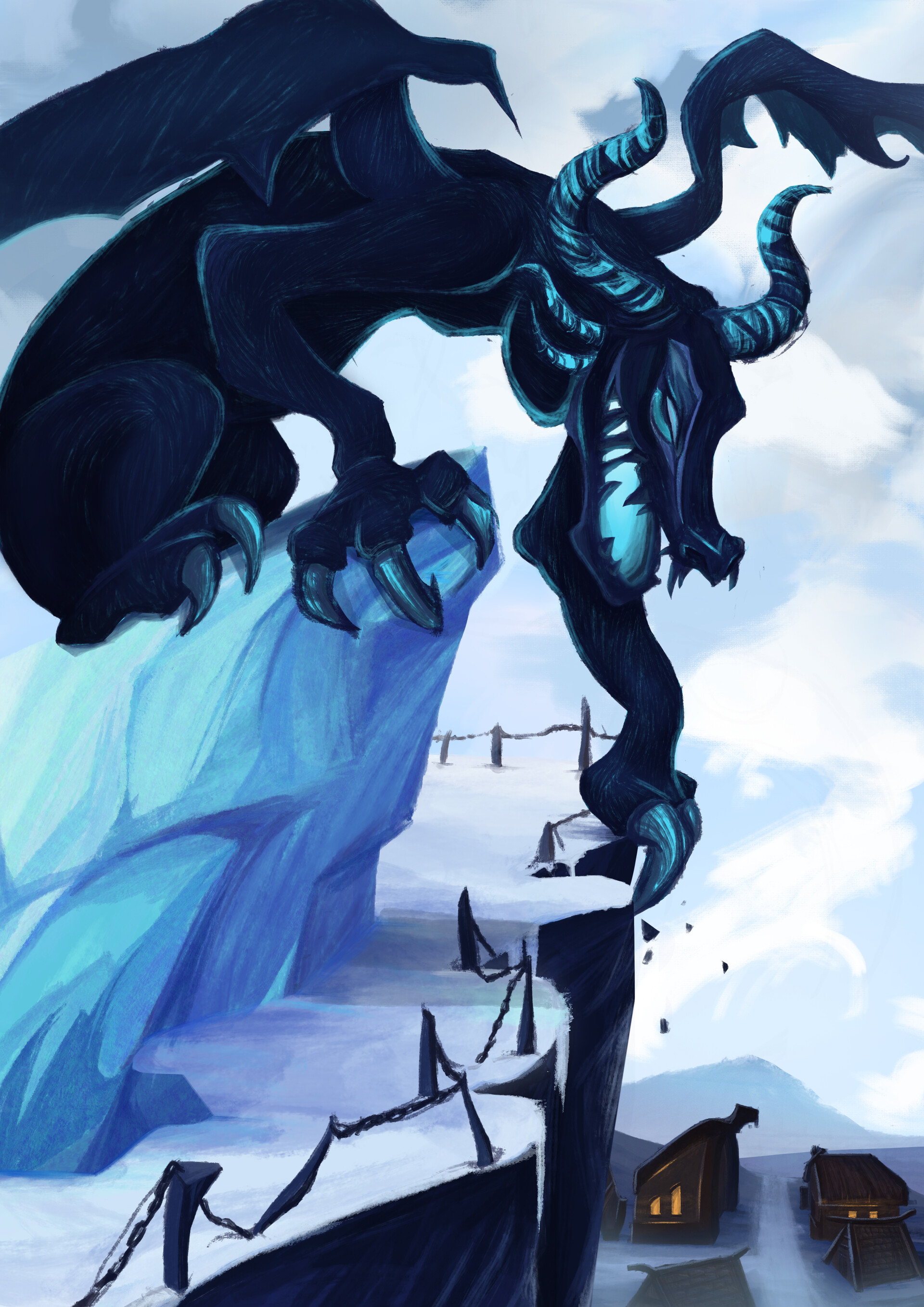 ArtStation - Icy Dragon