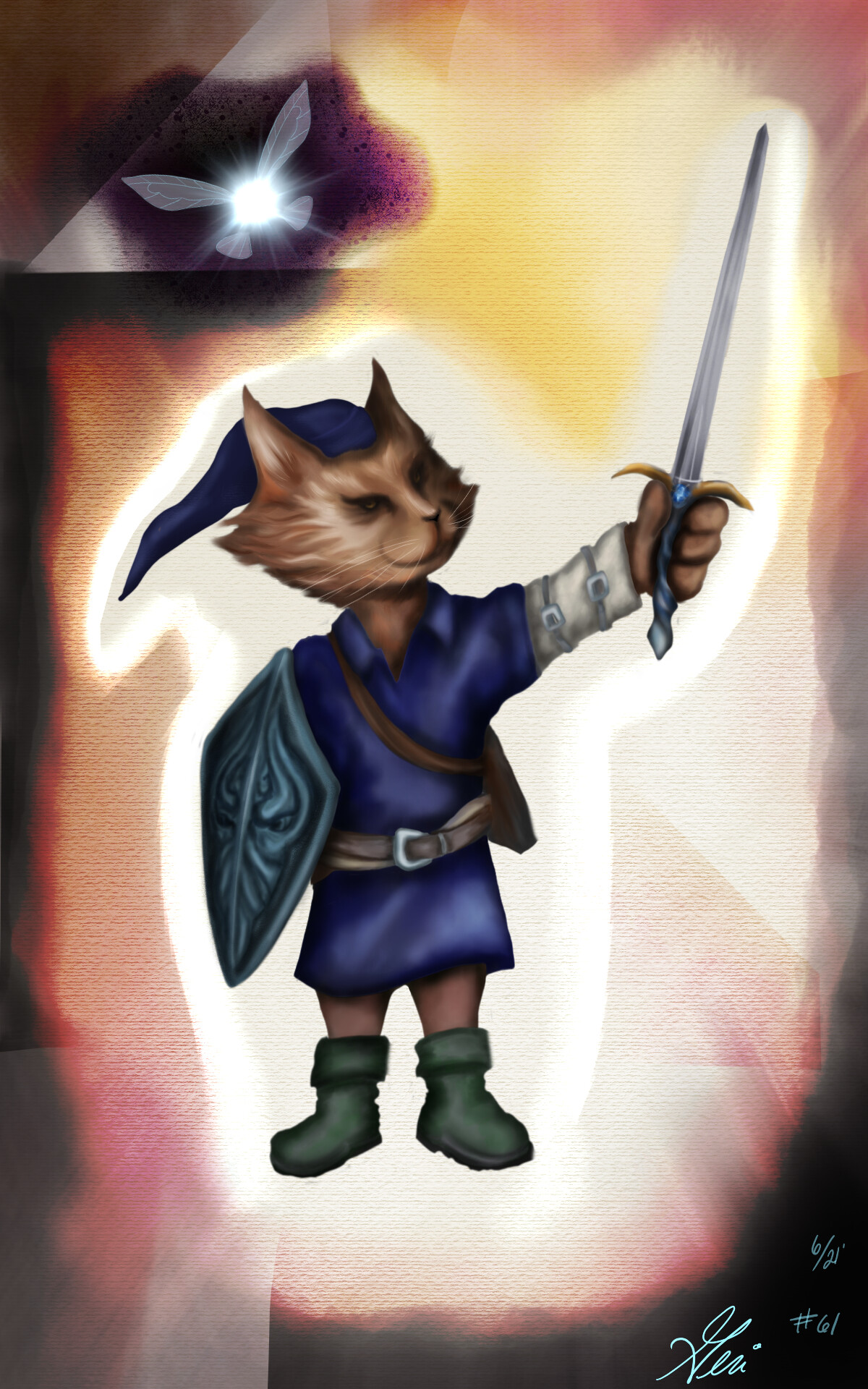 ArtStation - No. 61 Meow that's a sword worthy of adventure!