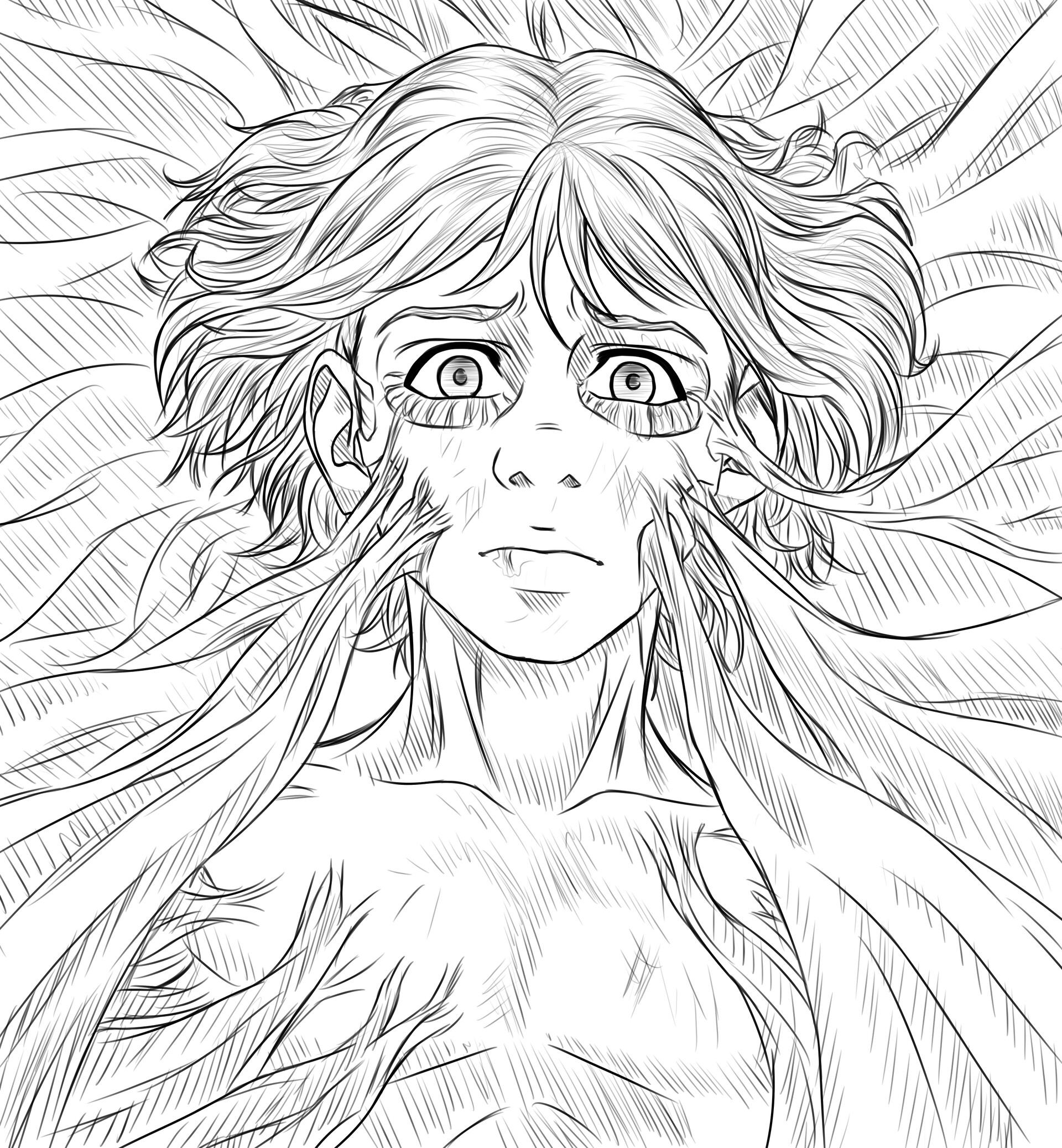 attack on titan coloring pages armin