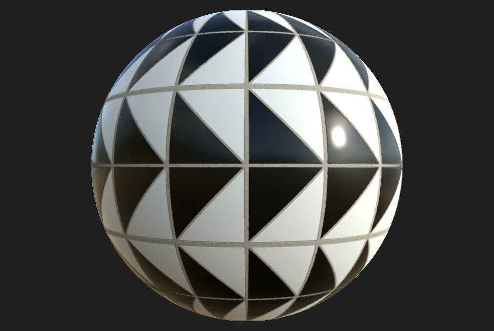 ArtStation - Basic Tiles: Triangle Alternating