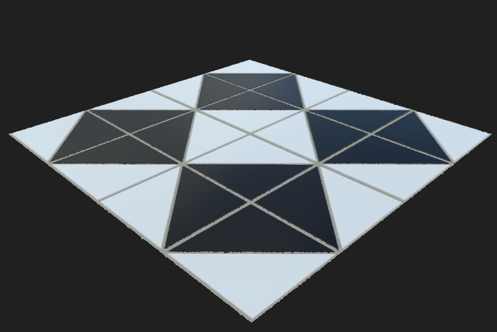 Nicholas Ross - Basic Tiles: Triangle Diamond