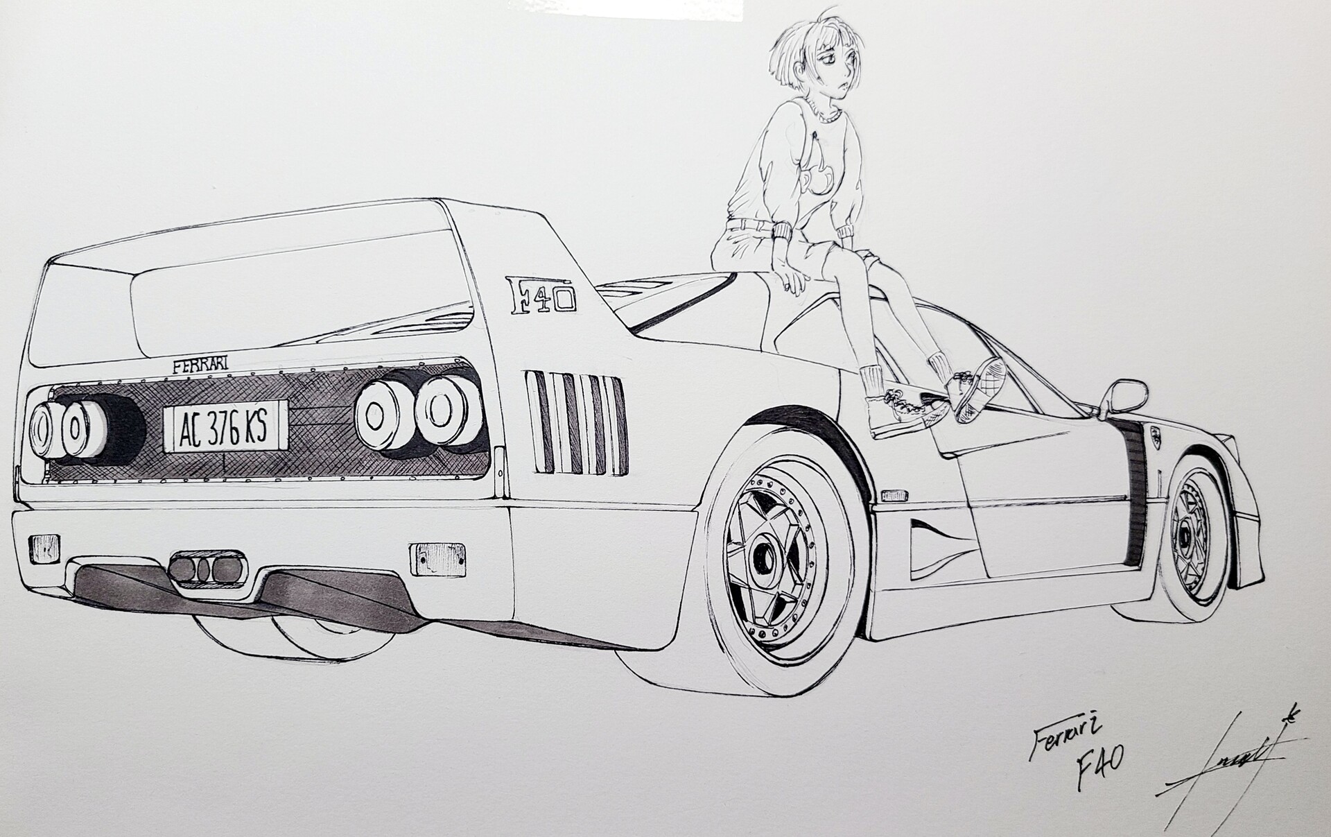 ArtStation - Ferrari F40