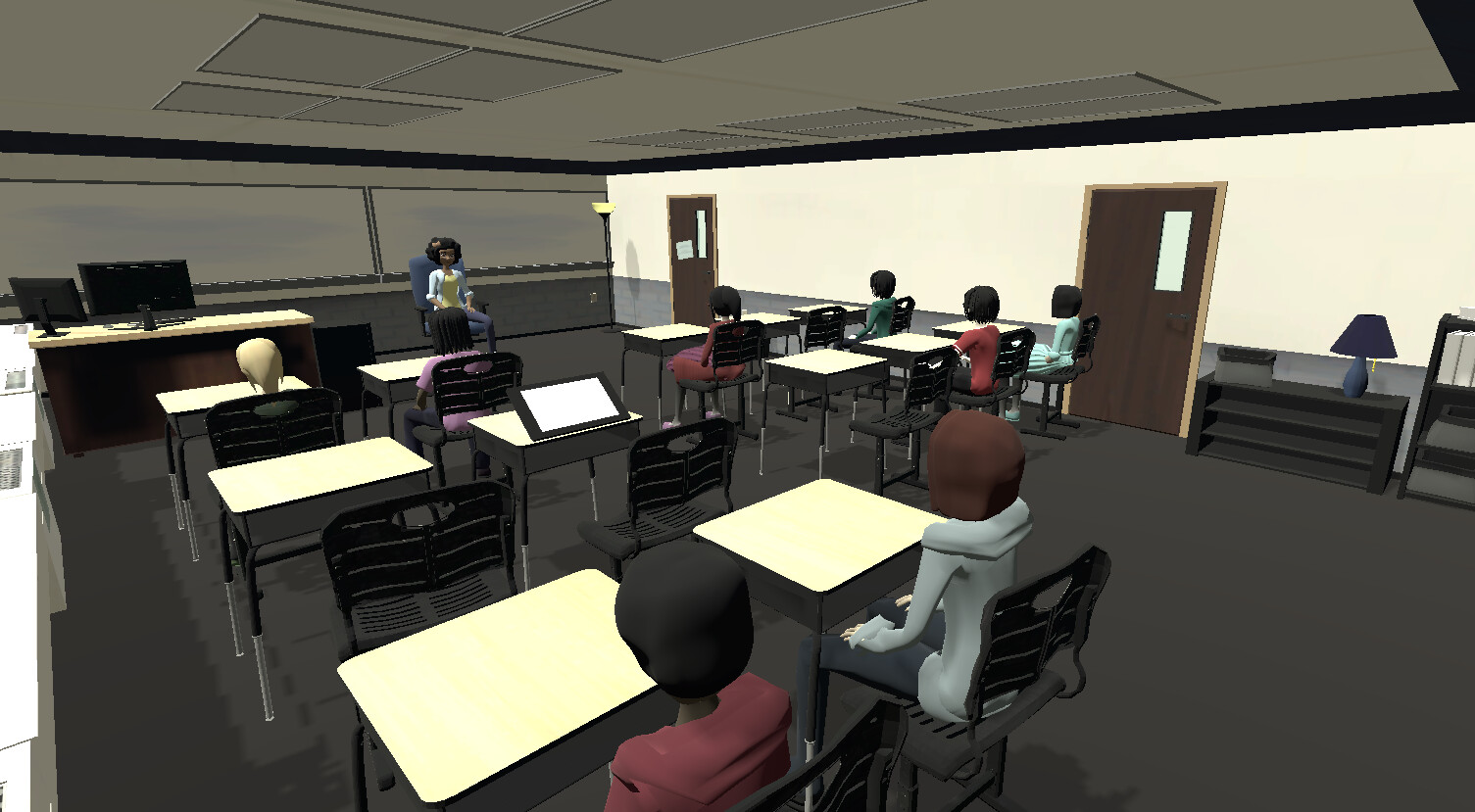 ArtStation - Johns Hopkins Medical Center - Exposure Therapy Simulation