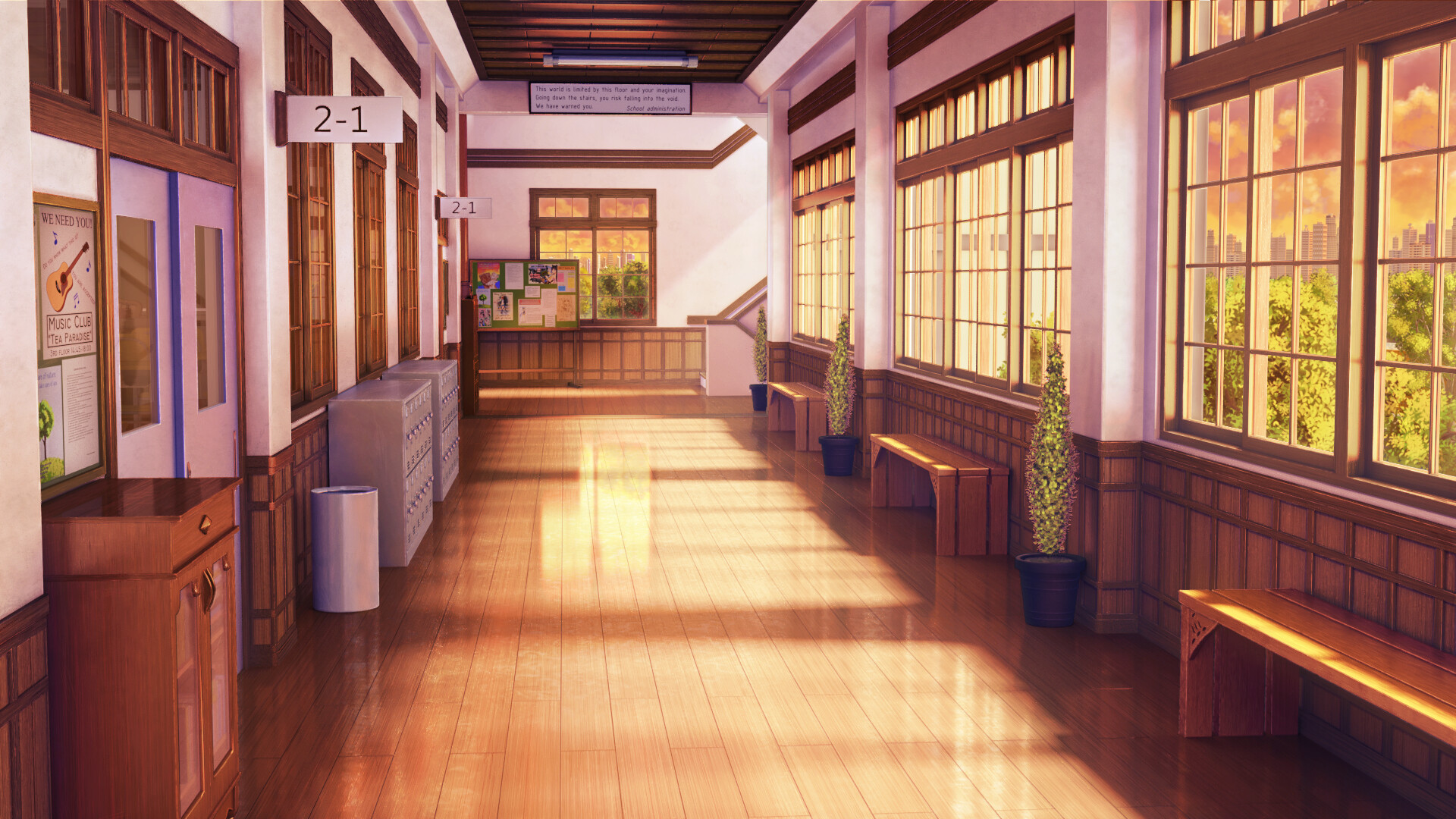 ArtStation - School Corridor