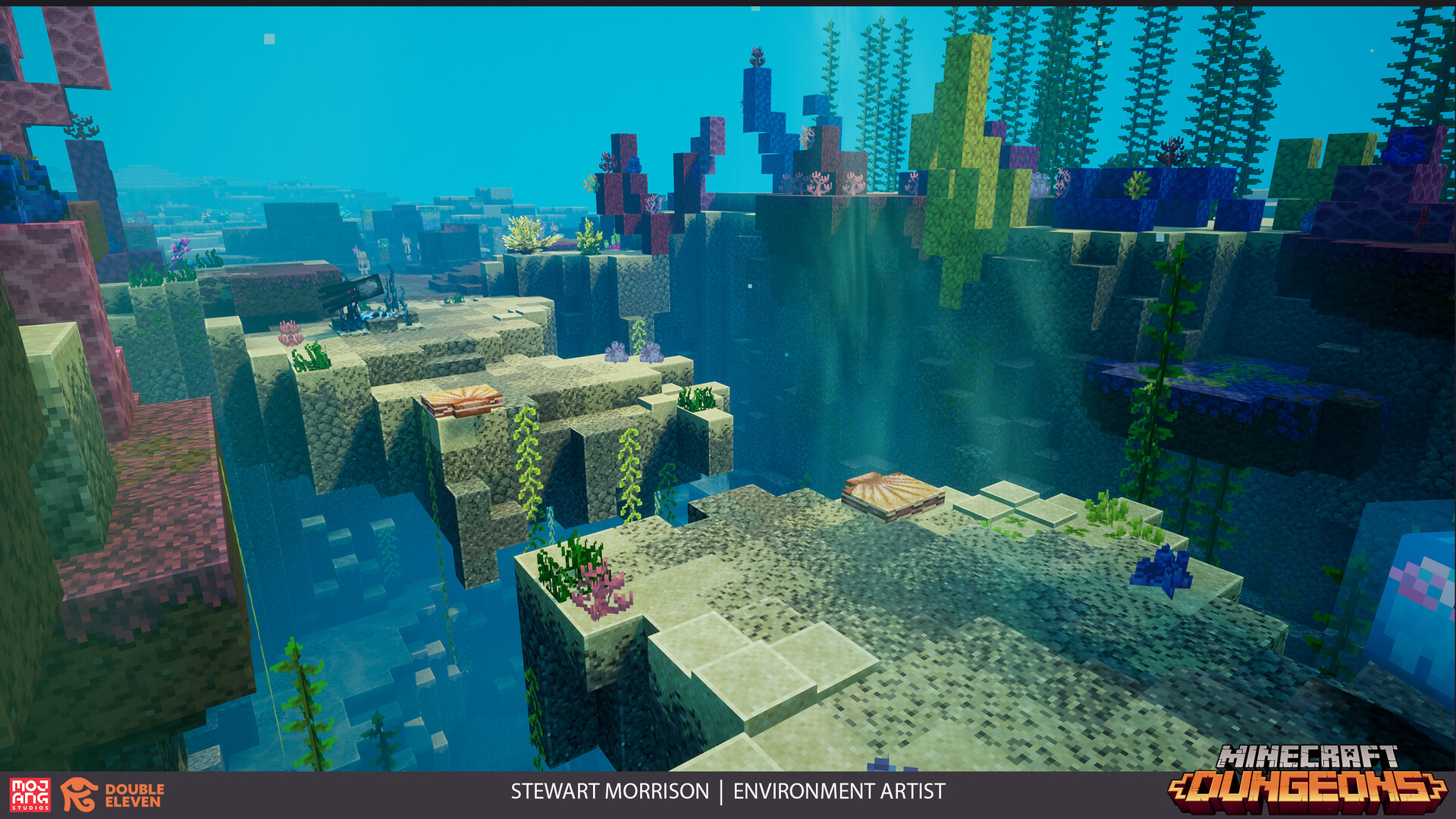 Stewart Morrison - Minecraft Dungeons - Coral Rise