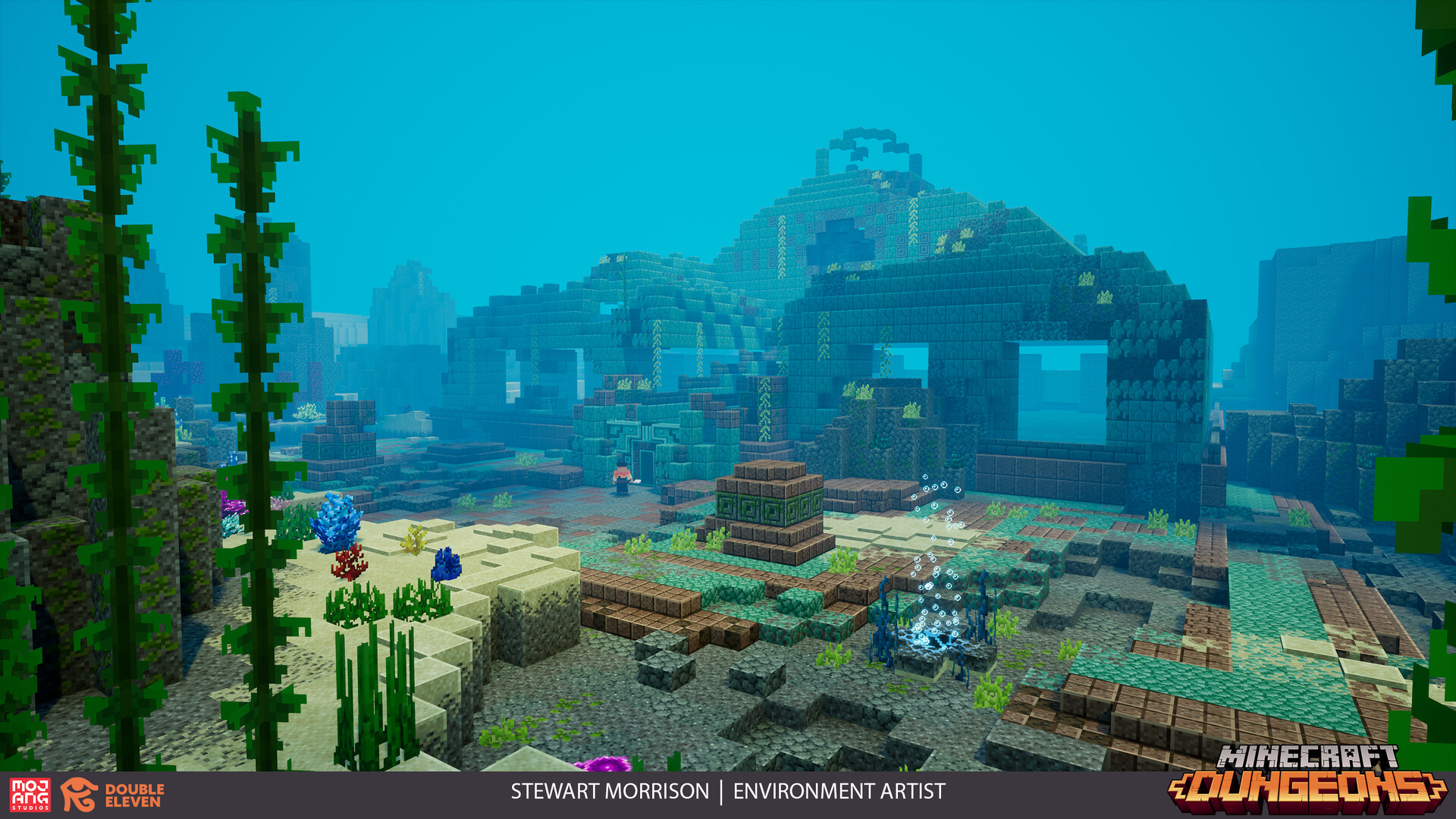 Stewart Morrison - Minecraft Dungeons - Coral Rise