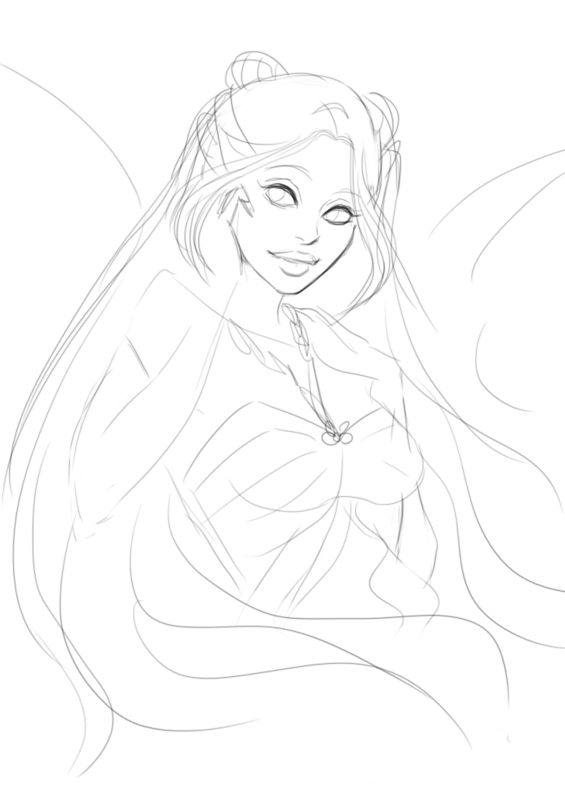 winx club flora enchantix coloring pages