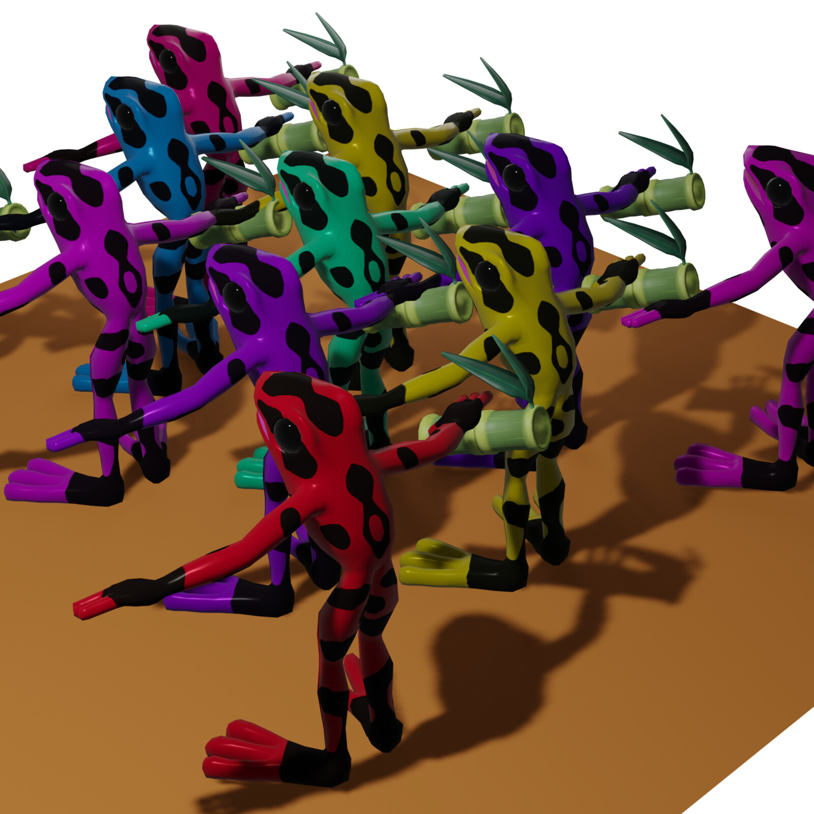 Camila Brugnoli - Dart Frog - player character for FPS