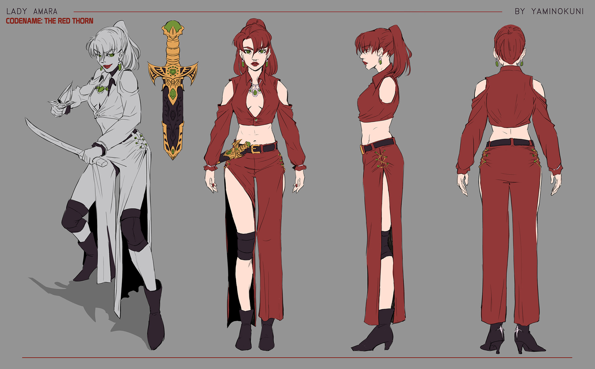 ArtStation - Amara Character Sheet