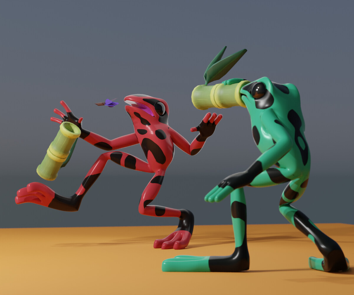 Camila Brugnoli - Dart Frog - player character for FPS