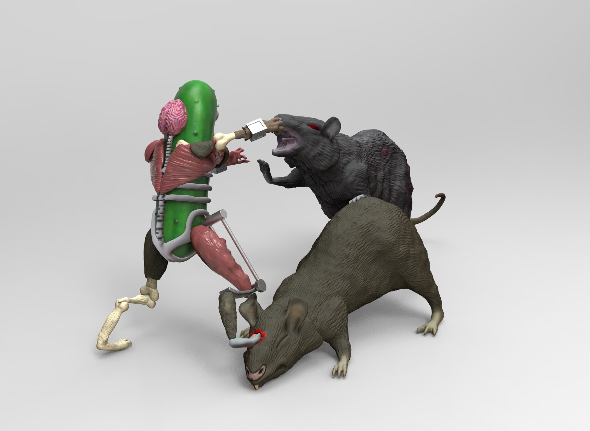 Wbaldo Estrada - PICKLE RICK FIGHTING RATS