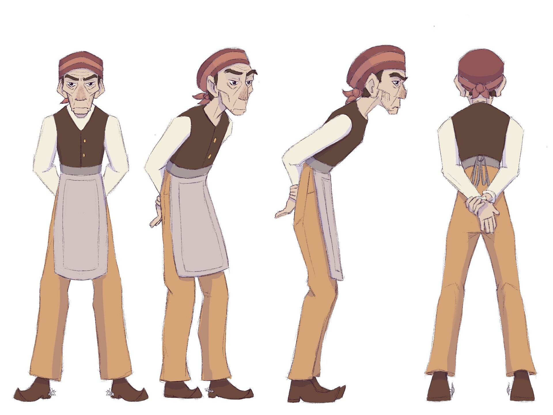 ArtStation - Jeb Character Turnaround