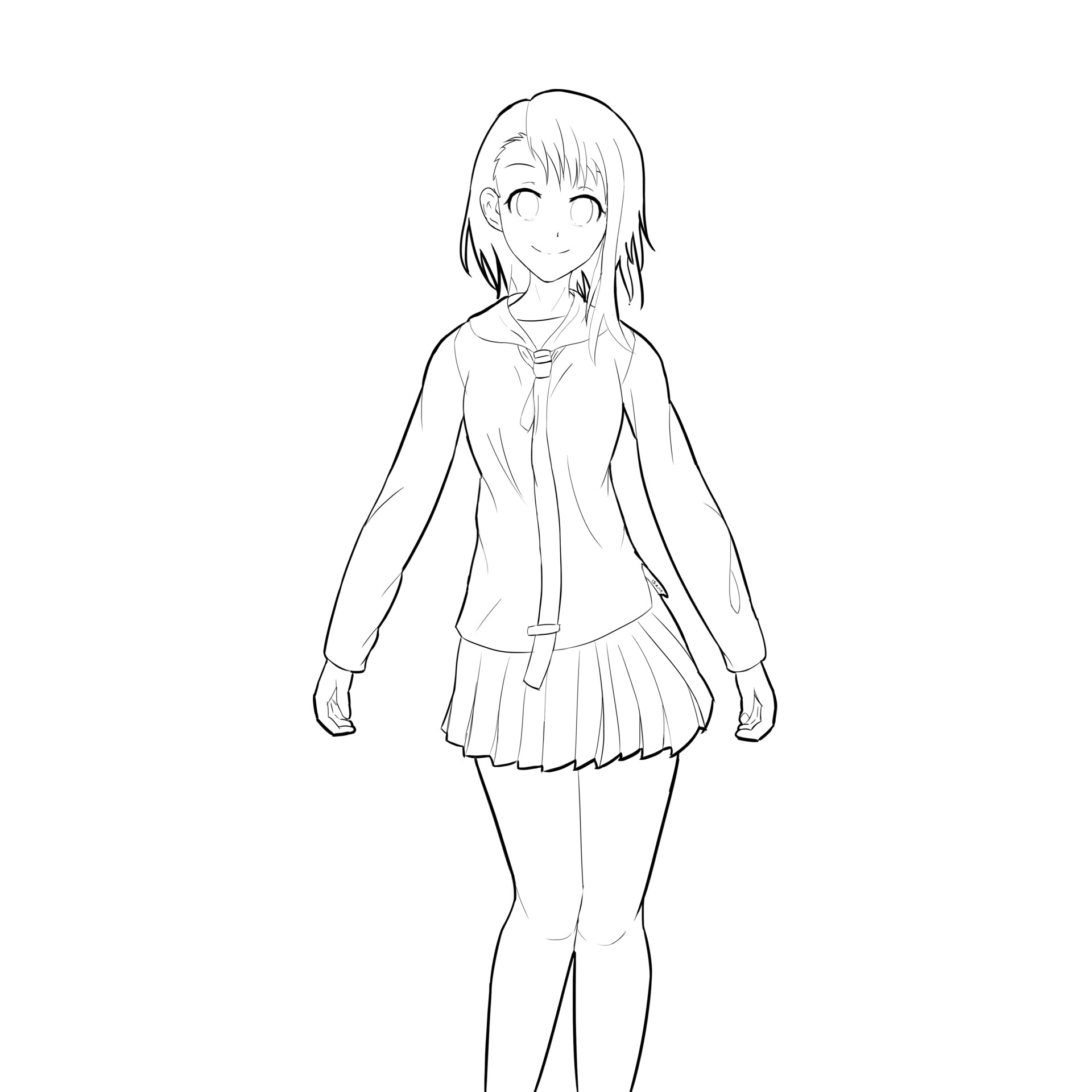 Anime Angry Girl Base