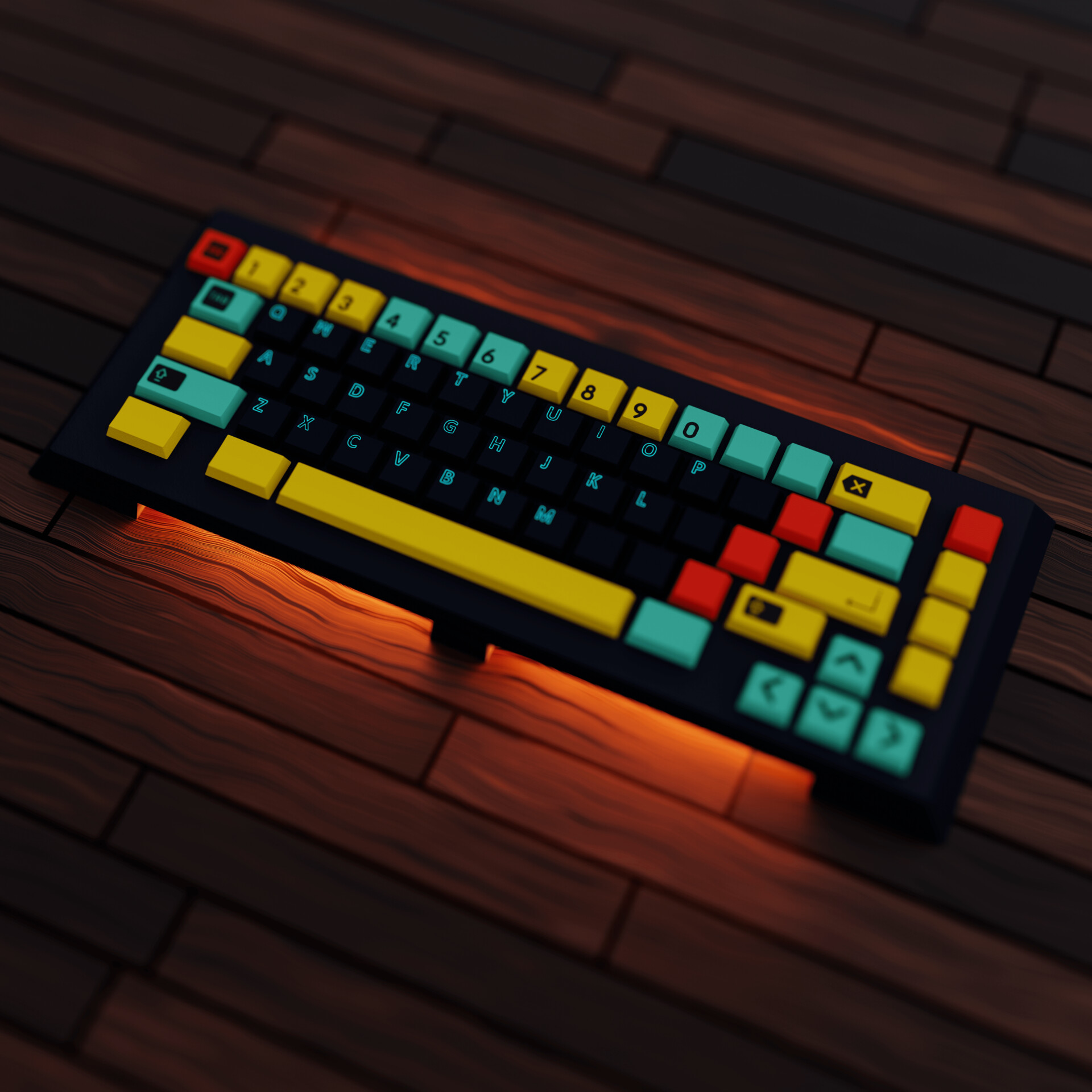 ArtStation - A Mechnical(?) Keyboard