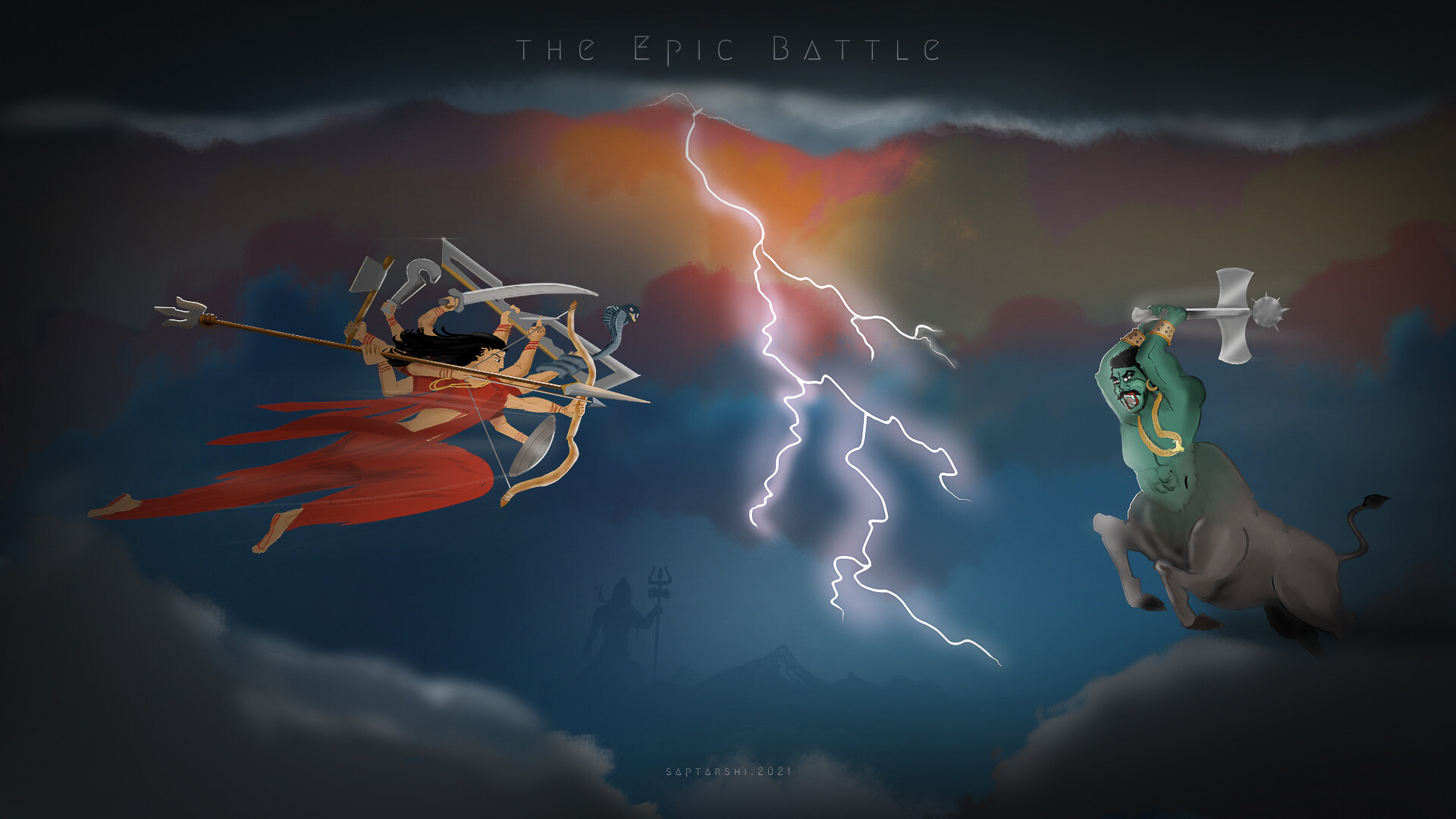 ArtStation - The Epic Battle