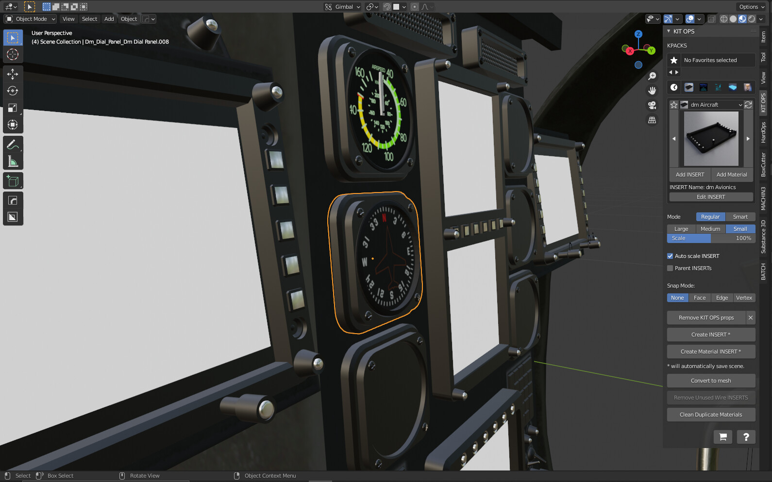 Dario Mac - Blender - KitOps Kpack - Aircraft