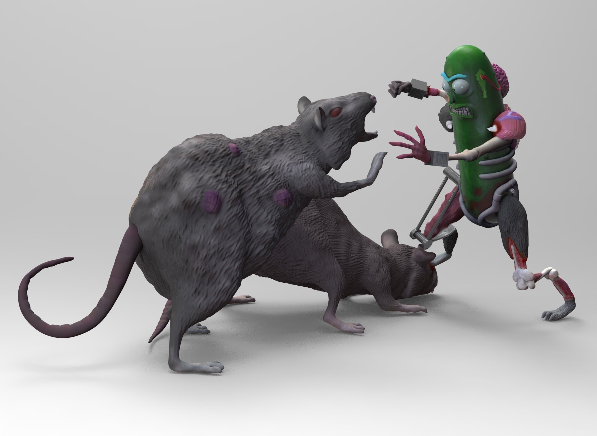Wbaldo Estrada - PICKLE RICK FIGHTING RATS