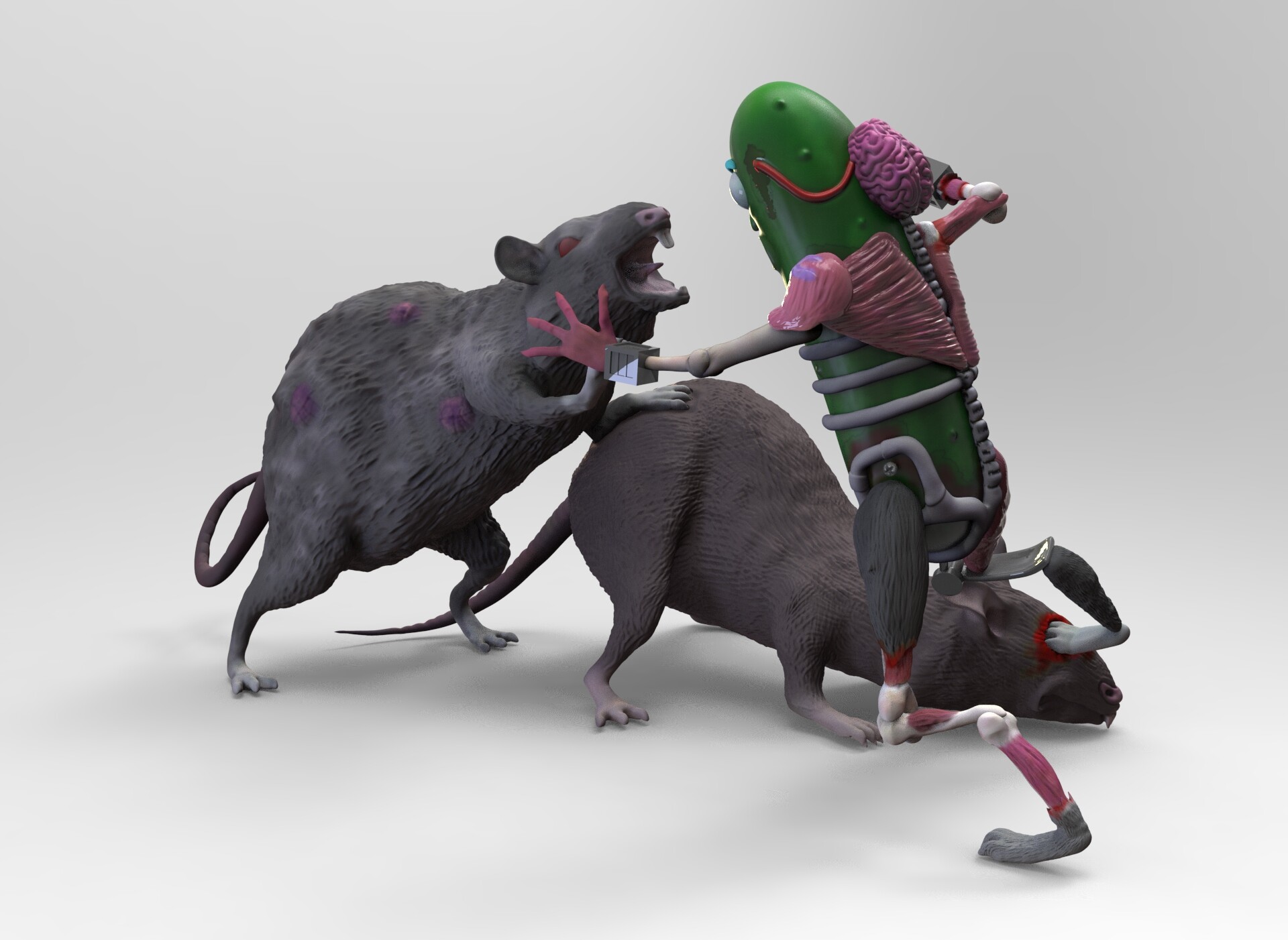Wbaldo Estrada - PICKLE RICK FIGHTING RATS