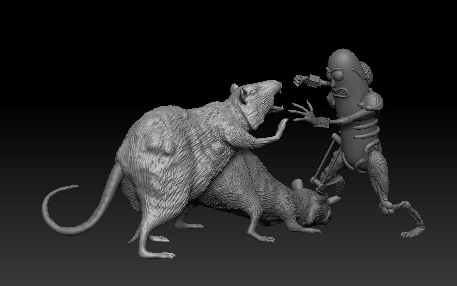 Wbaldo Estrada - PICKLE RICK FIGHTING RATS