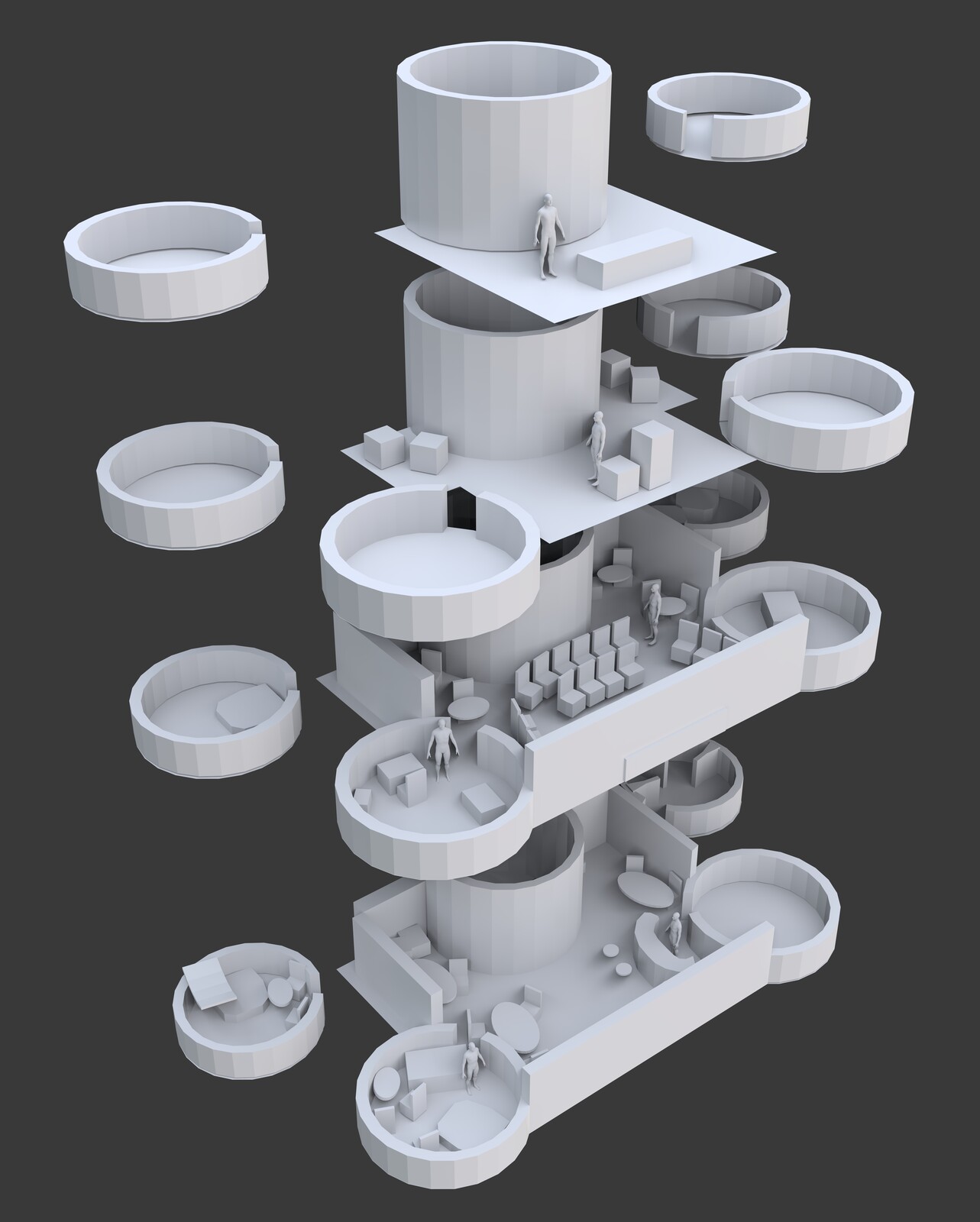 James Patel - The Drunken Treasure : Interior cutout