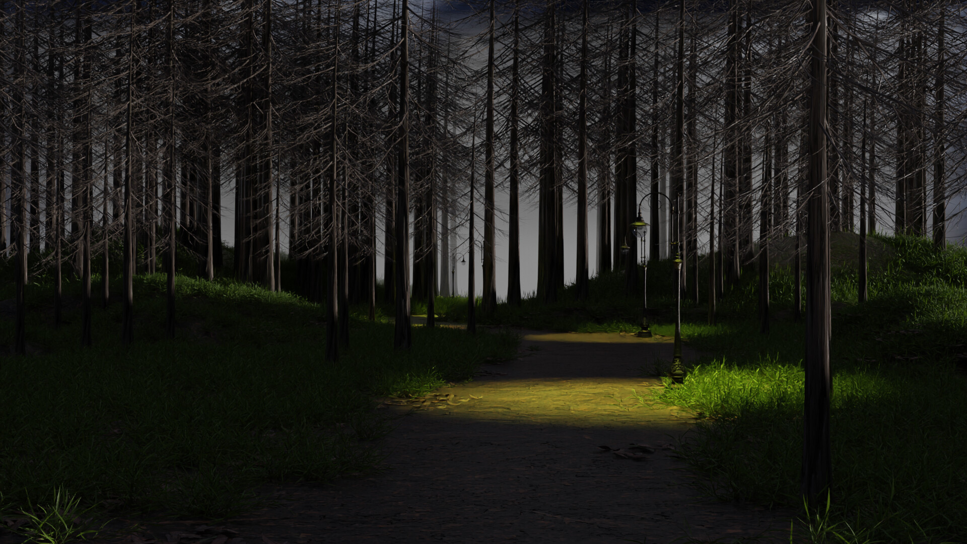 ArtStation - dark forest