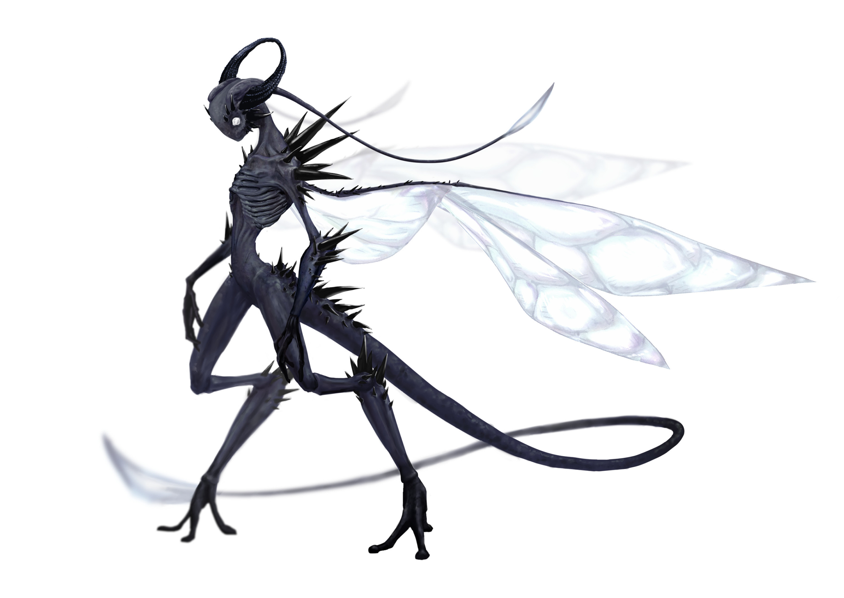 HSE Art and Design school - Demon moth Sinfal by Alina Ivoilova