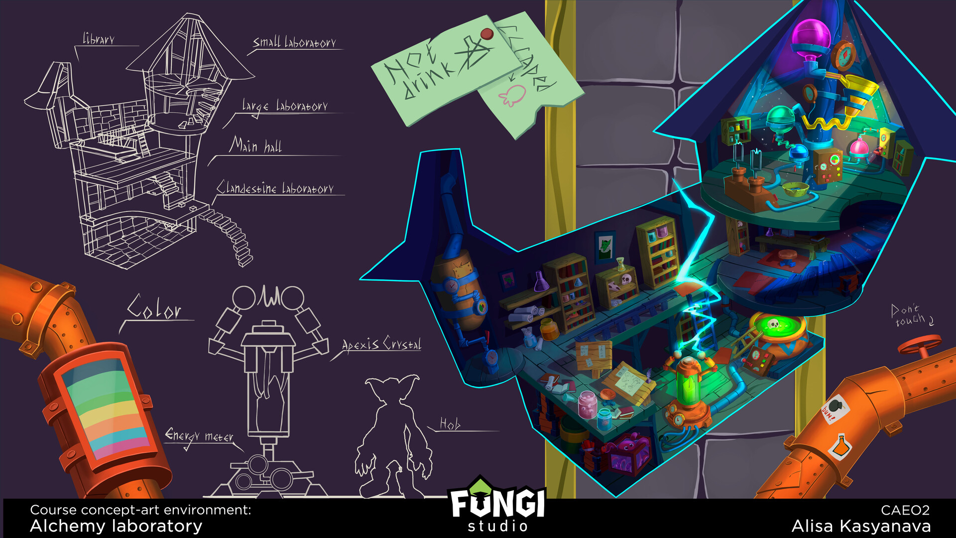 ArtStation - Alchemy lab interior