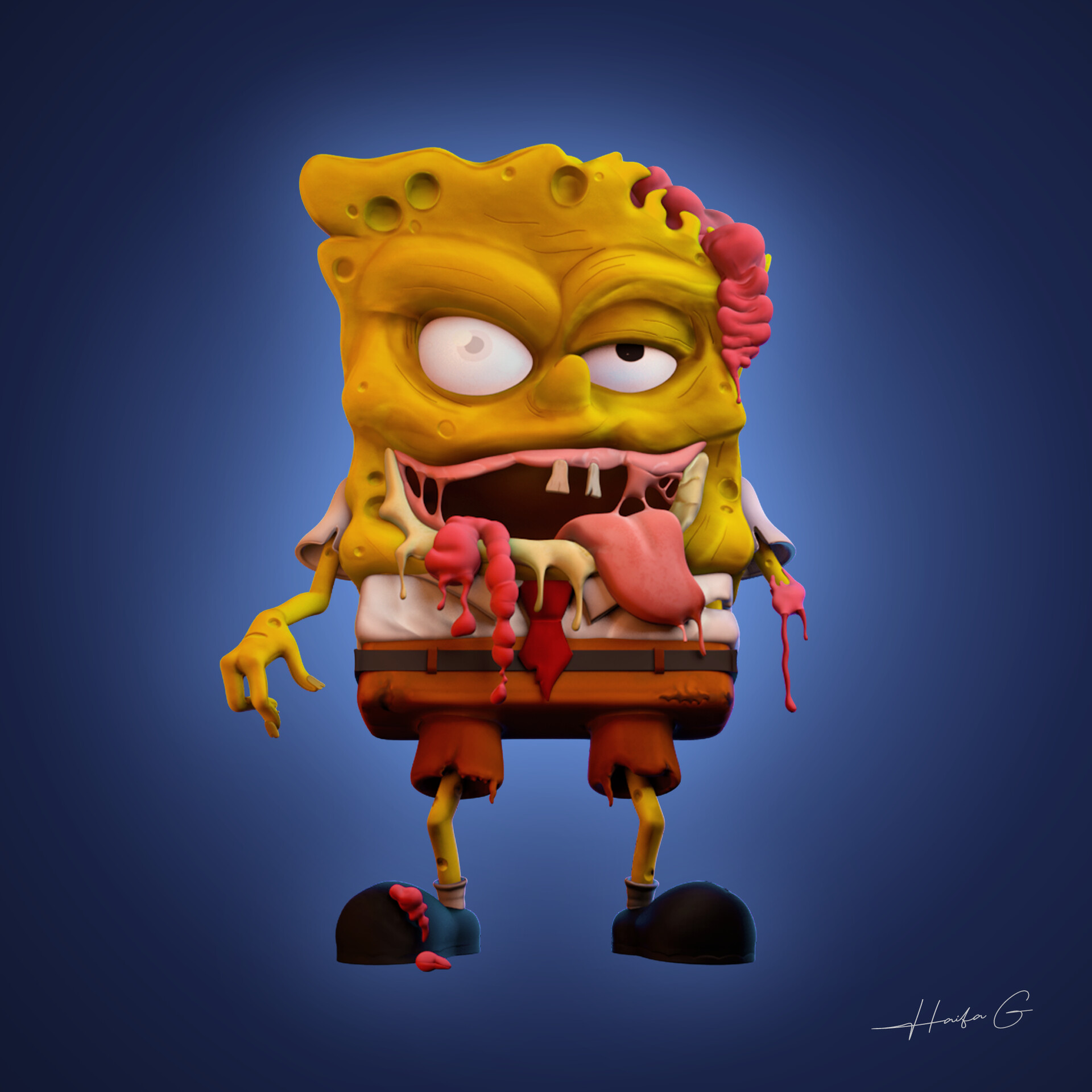 sponge zombie
