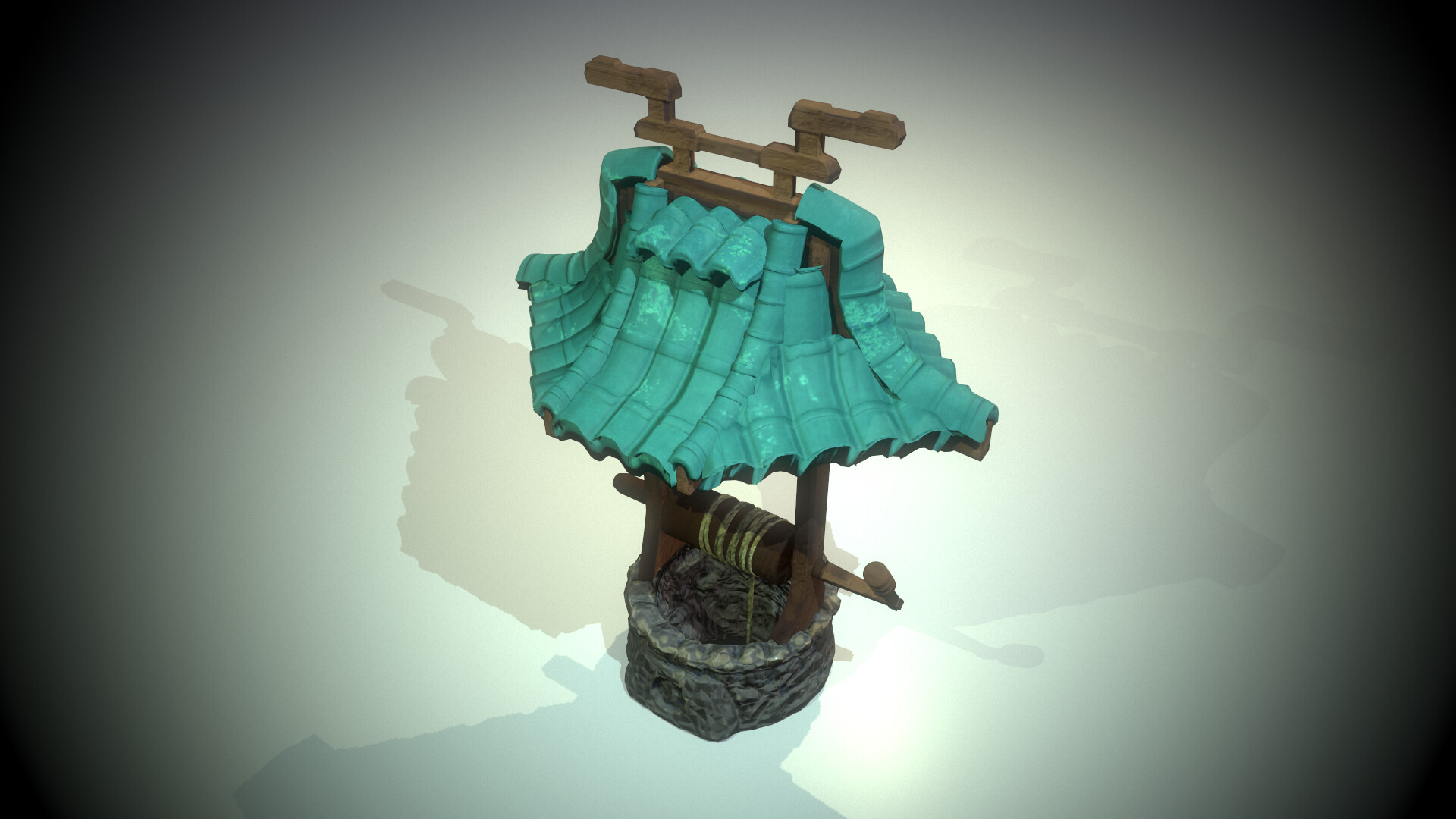 ArtStation - Japanese-Style Wishing Well