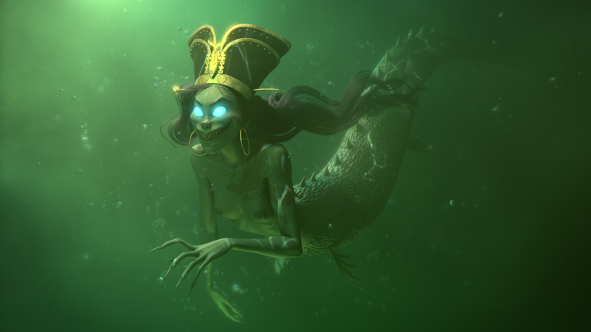 Lopan Mermaid by Alexandria Federico : r/ImaginaryMerfolk