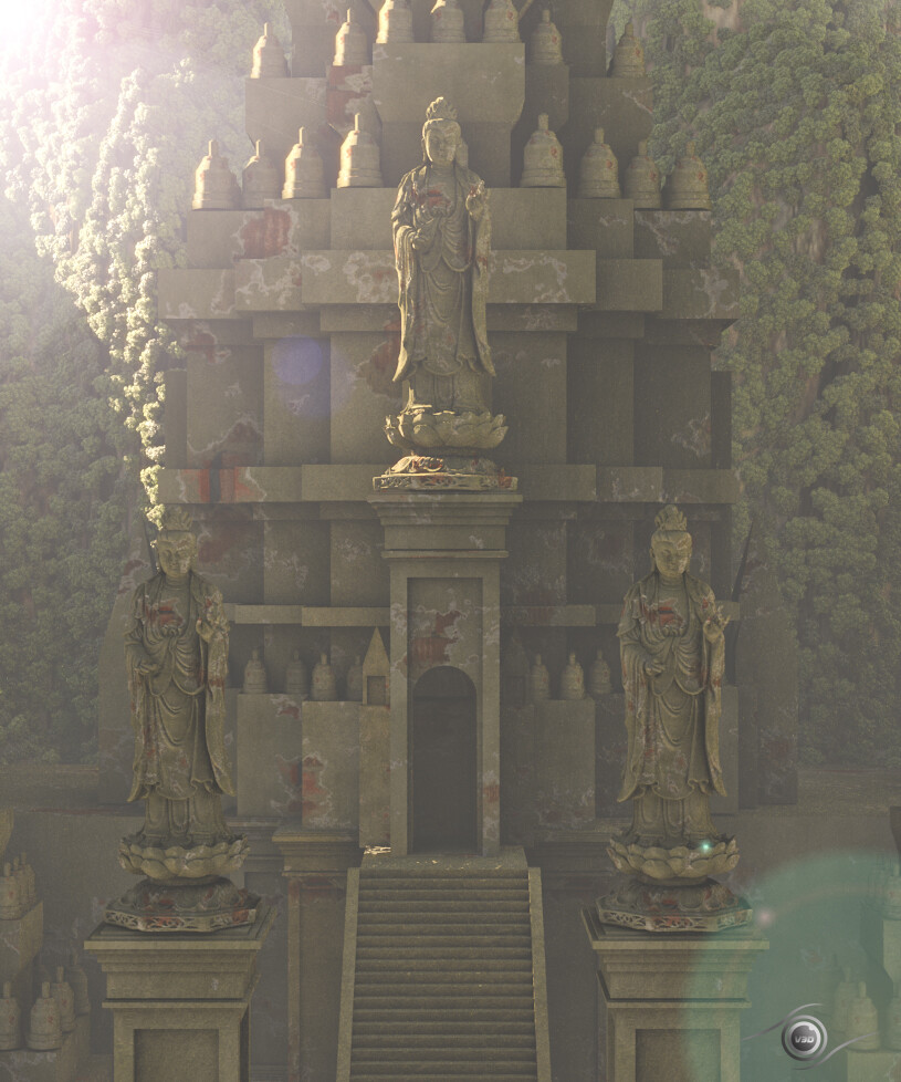 ArtStation - Ancient Buddhist Temple